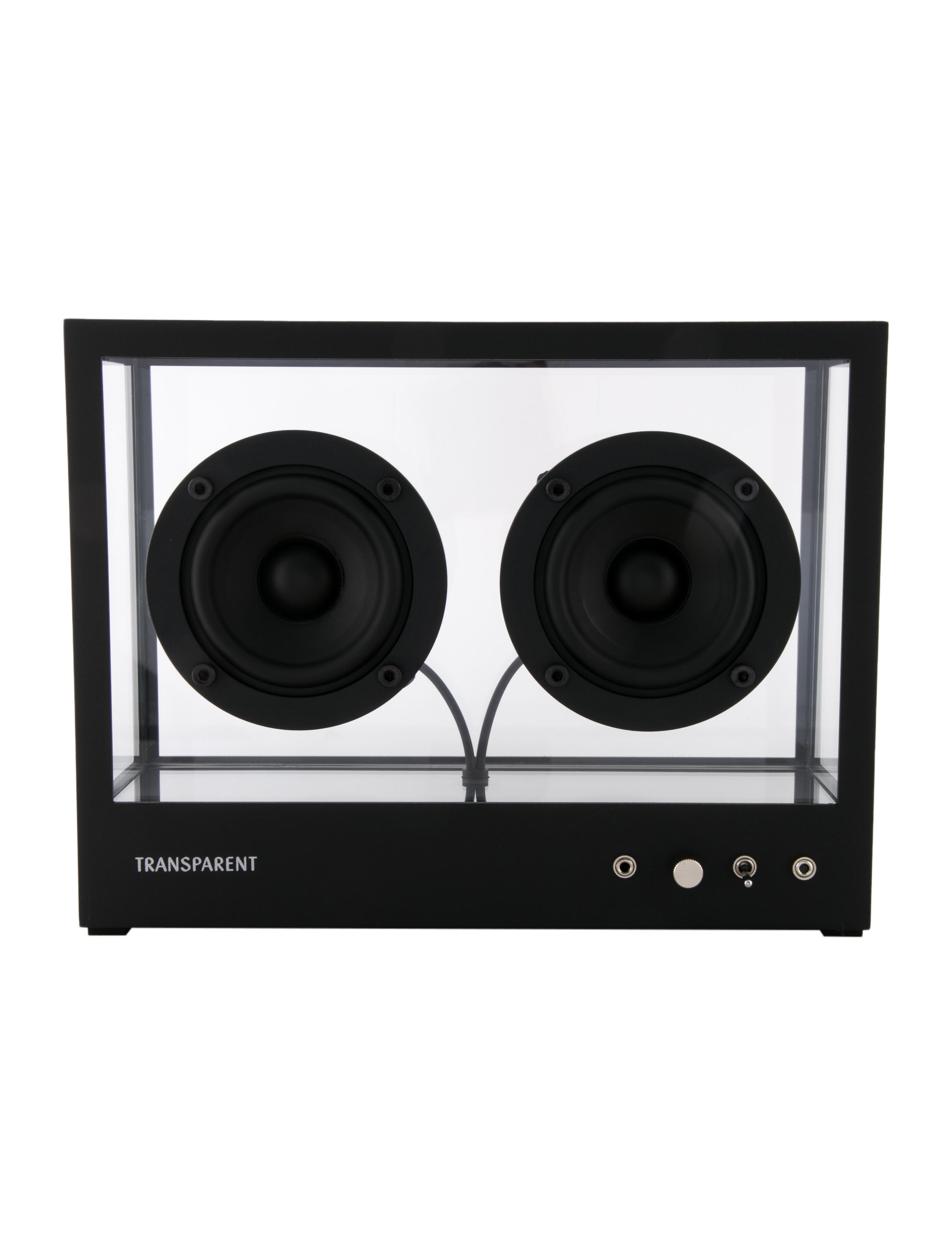 Transparent Speakers Small Transparent Speaker - Black Home Audio ...