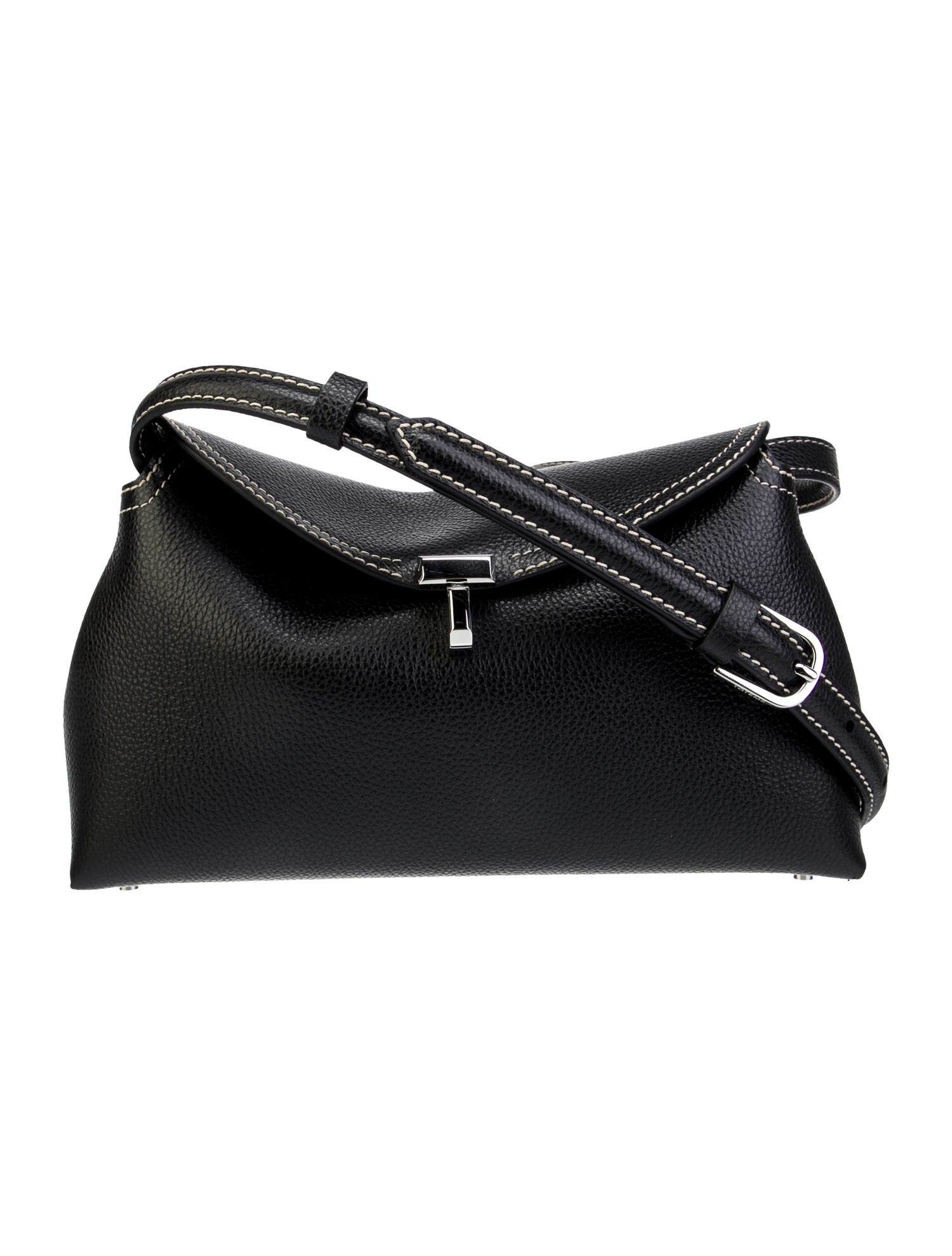 Totême T-Lock top handle bag - Black Crossbody Bags, Handbags ...