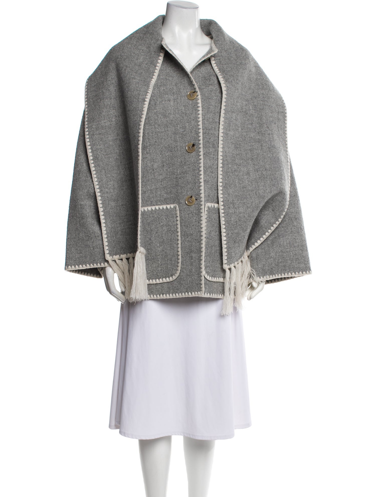 Moncler Tweed Pattern Jacket - Jackets, Clothing | The RealReal