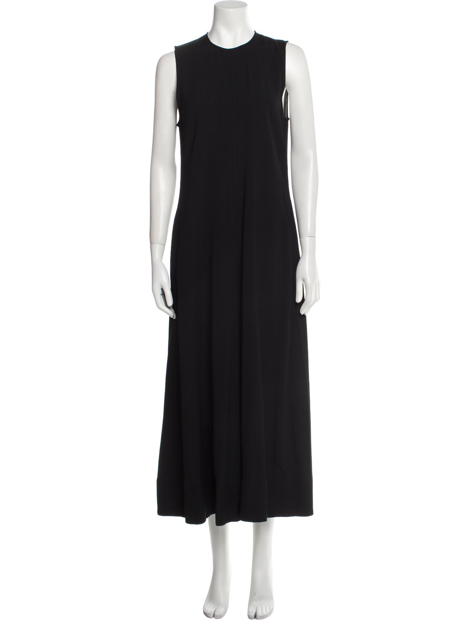 TOTEME Woven Stripe Long Dress - Black Dresses, Clothing - TTM58010 ...