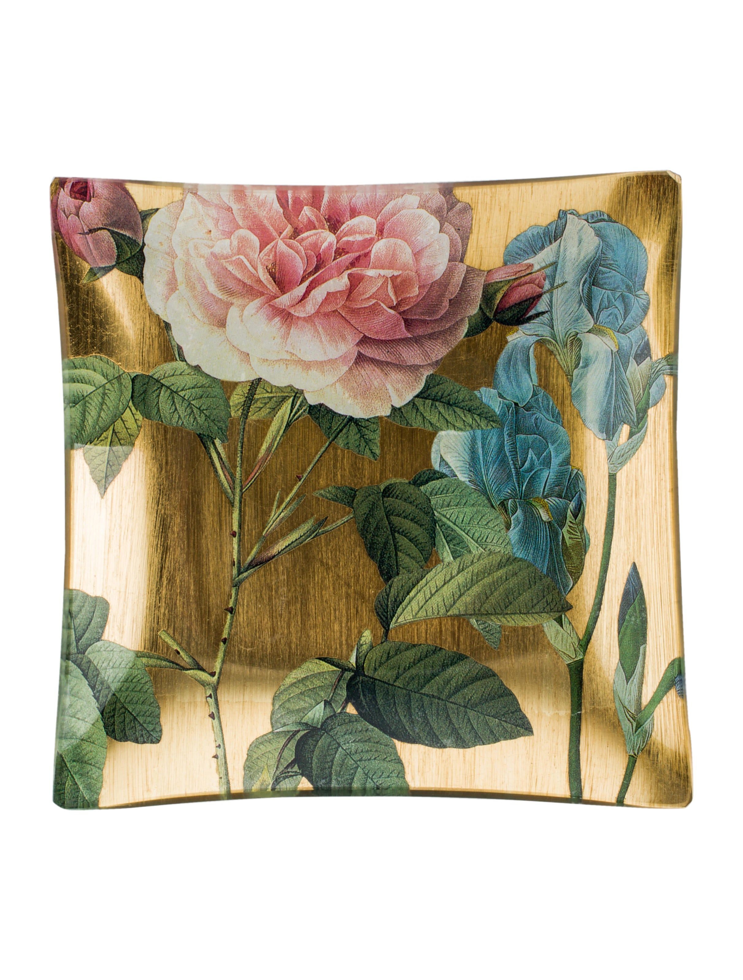 Tableware Scott Potter 13-Piece Decoupage Tableware Set - Blue ...