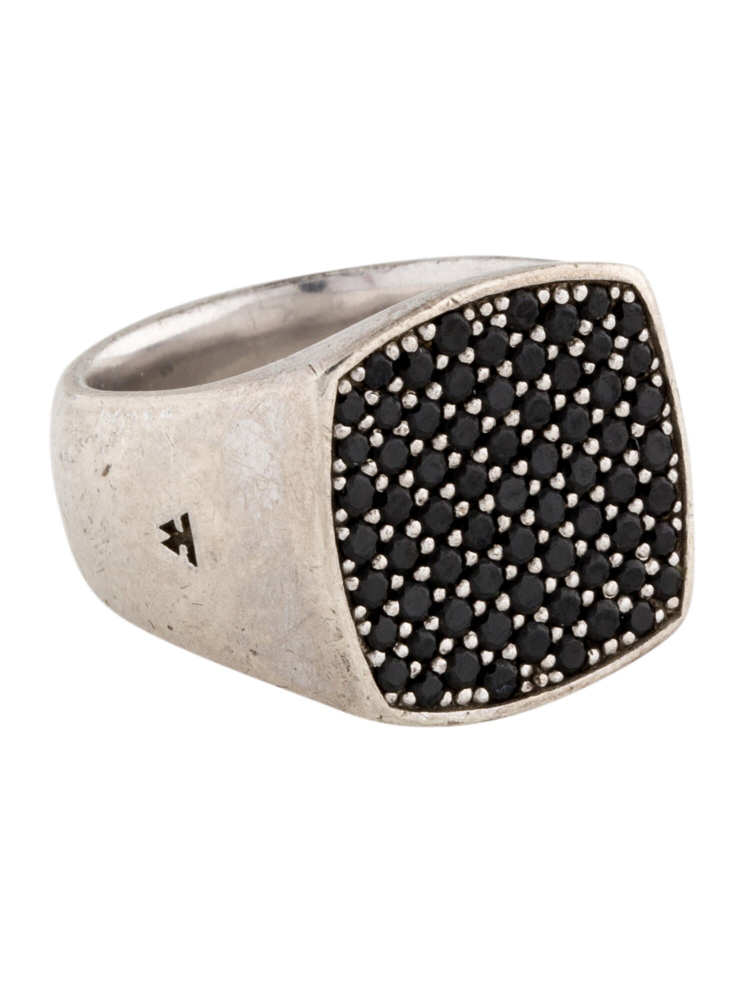 Tom Wood Spinel Signet Ring - Sterling Silver Signet Ring, Rings ...