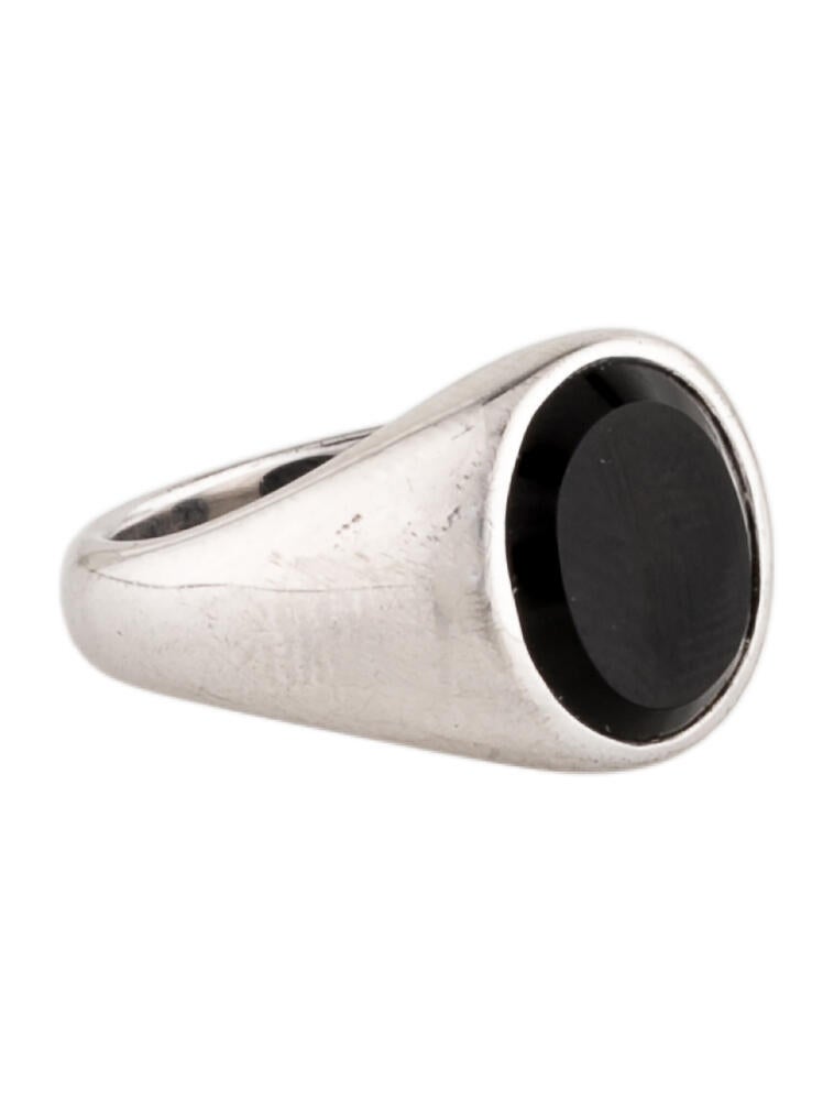 Tom Wood Oval Signet Ring - Sterling Silver Signet Ring, Rings ...