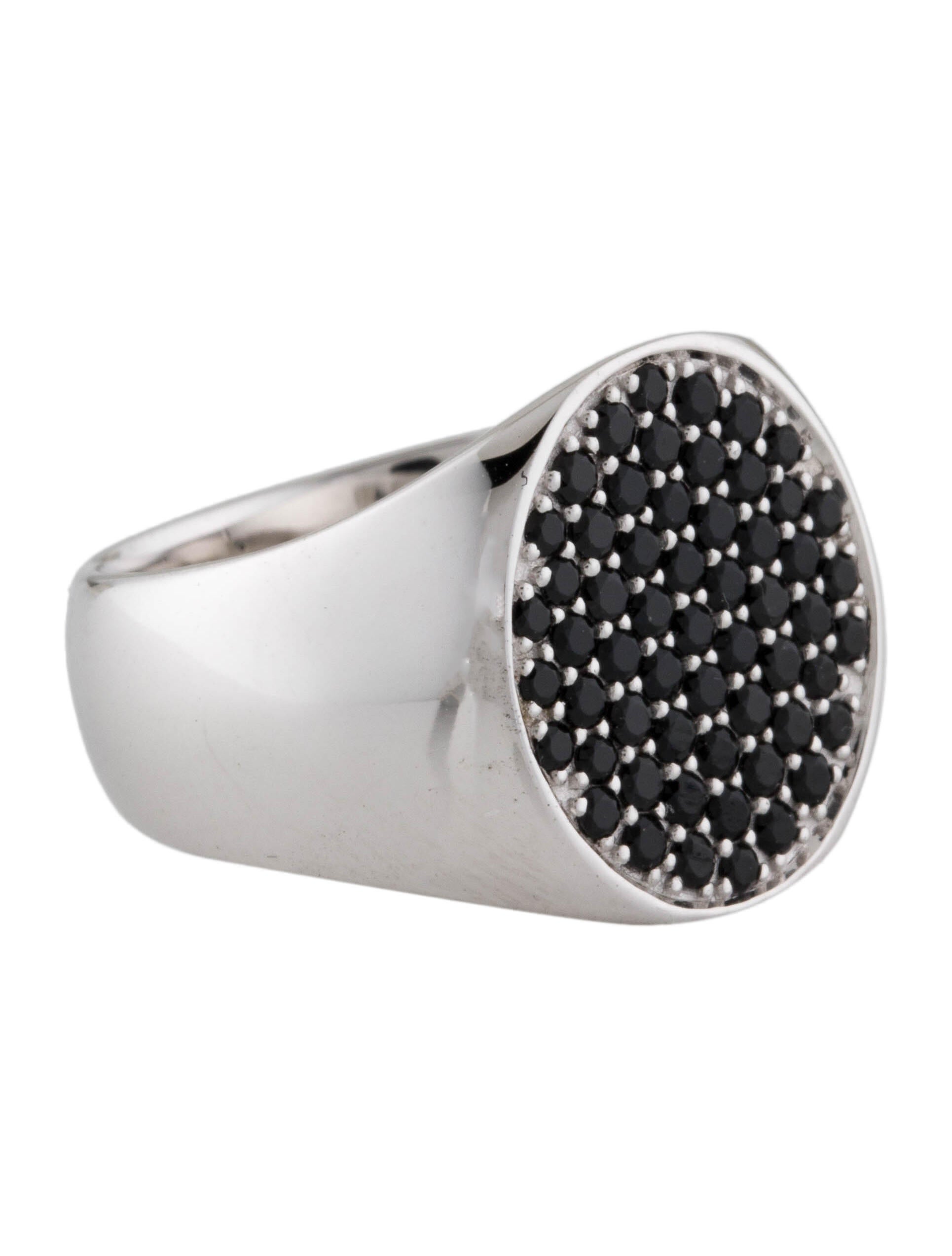 Tom Wood Spinel Signet Ring - Sterling Silver Signet Ring, Rings ...