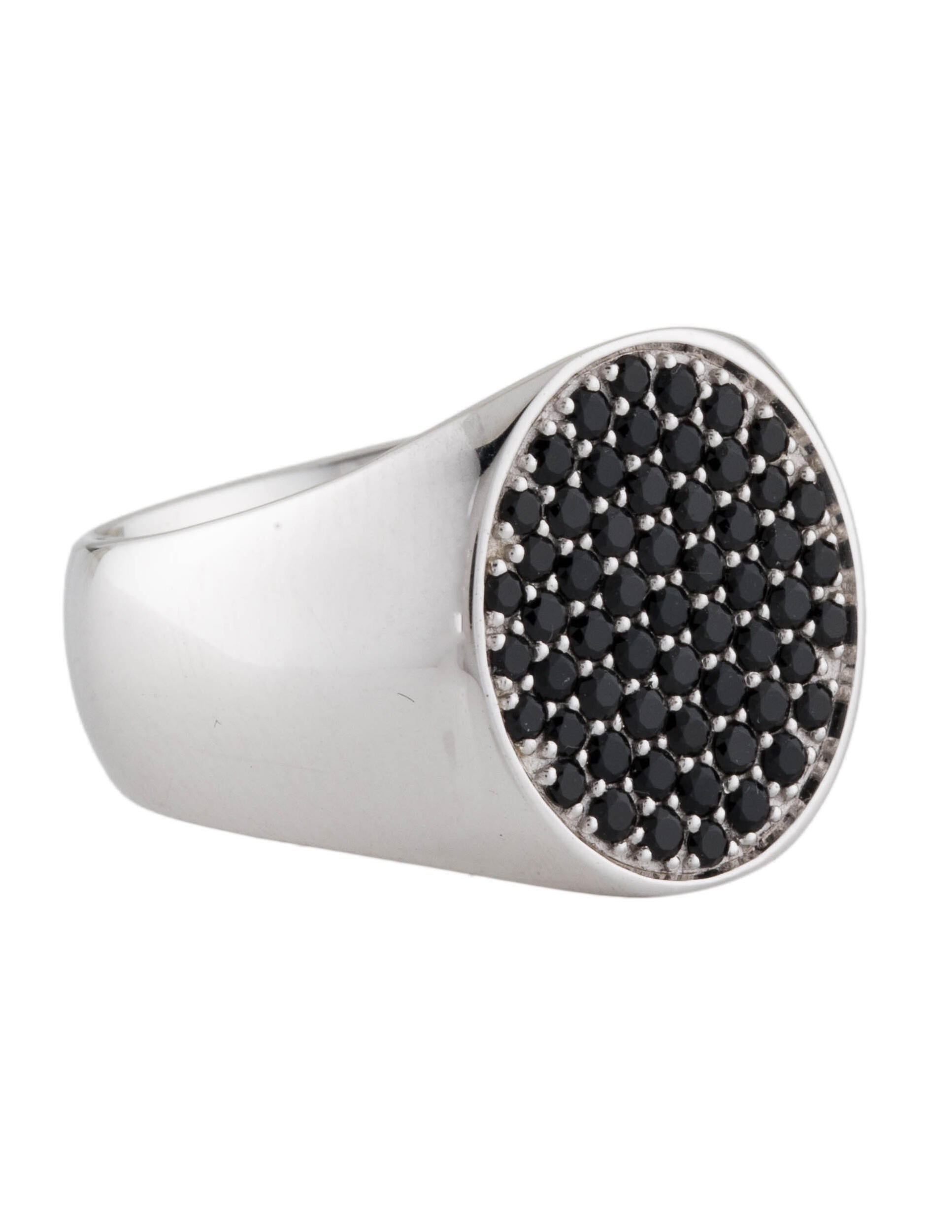 Tom Wood Spinel Signet Ring - Sterling Silver Signet Ring, Rings ...