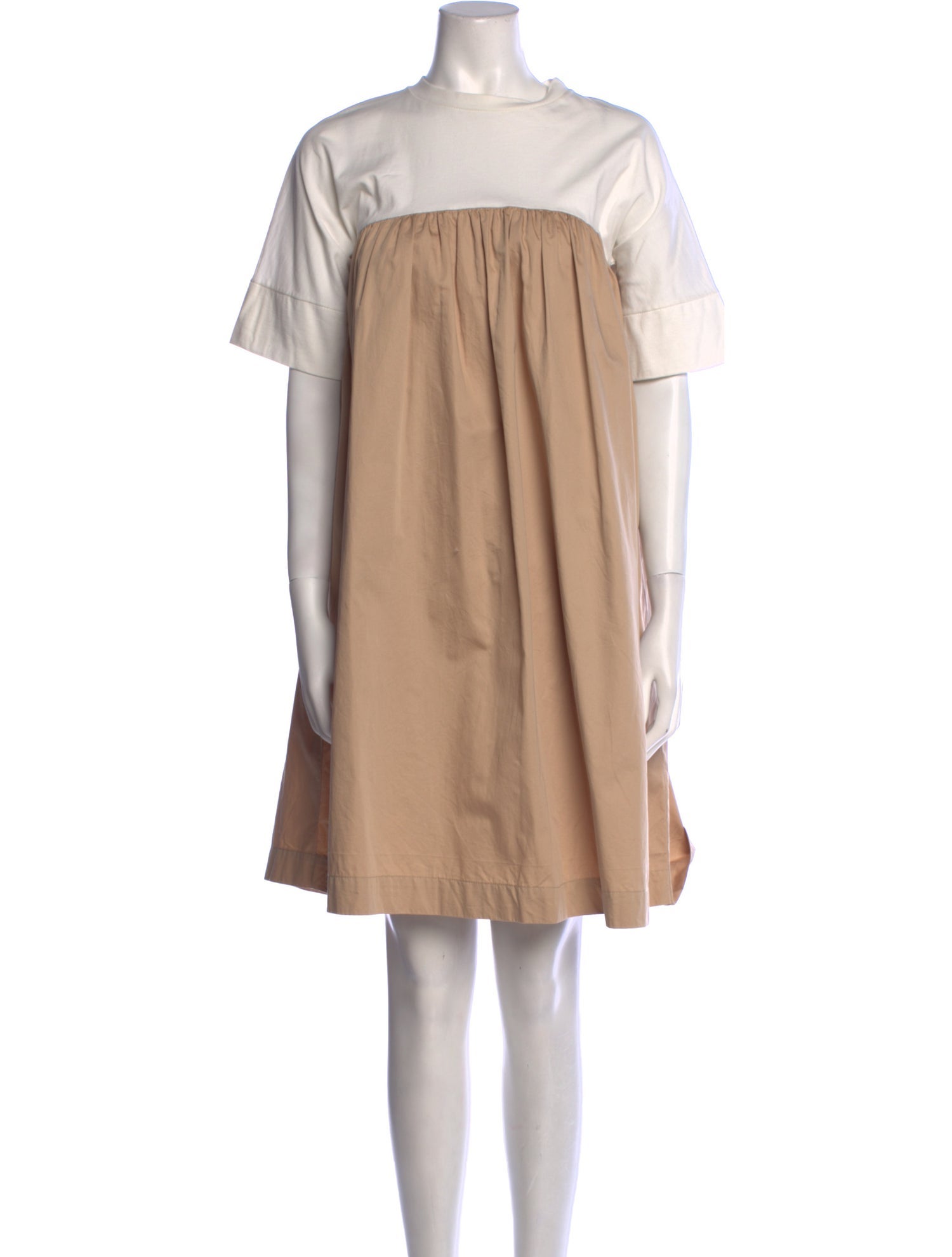 Unlabel Crew Neck Mini Dress - Neutrals Dresses, Clothing - UNLBL20305 ...
