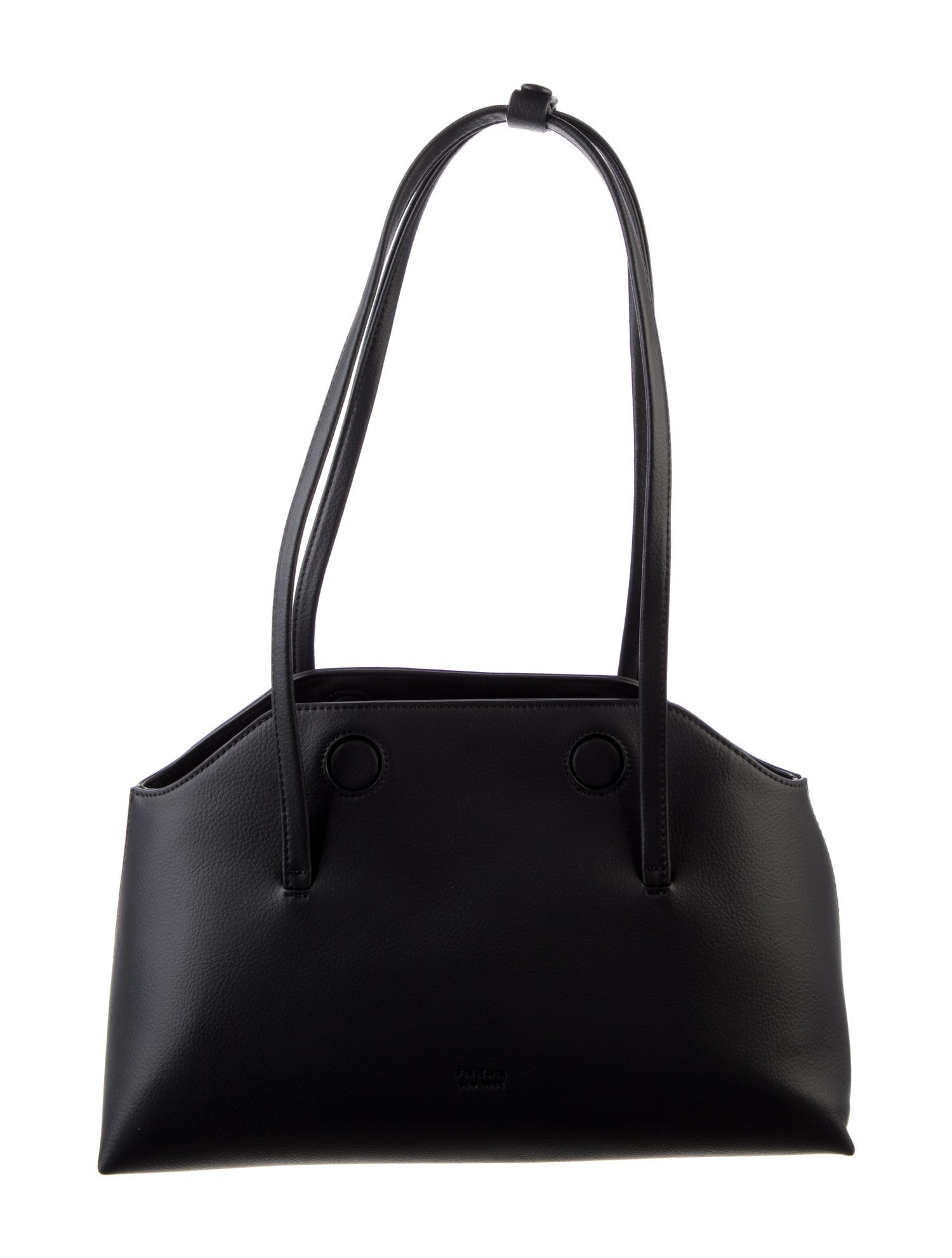 Freja Nyc Leather Shoulder Bag Black Shoulder Bags Handbags Usj20038 The Realreal