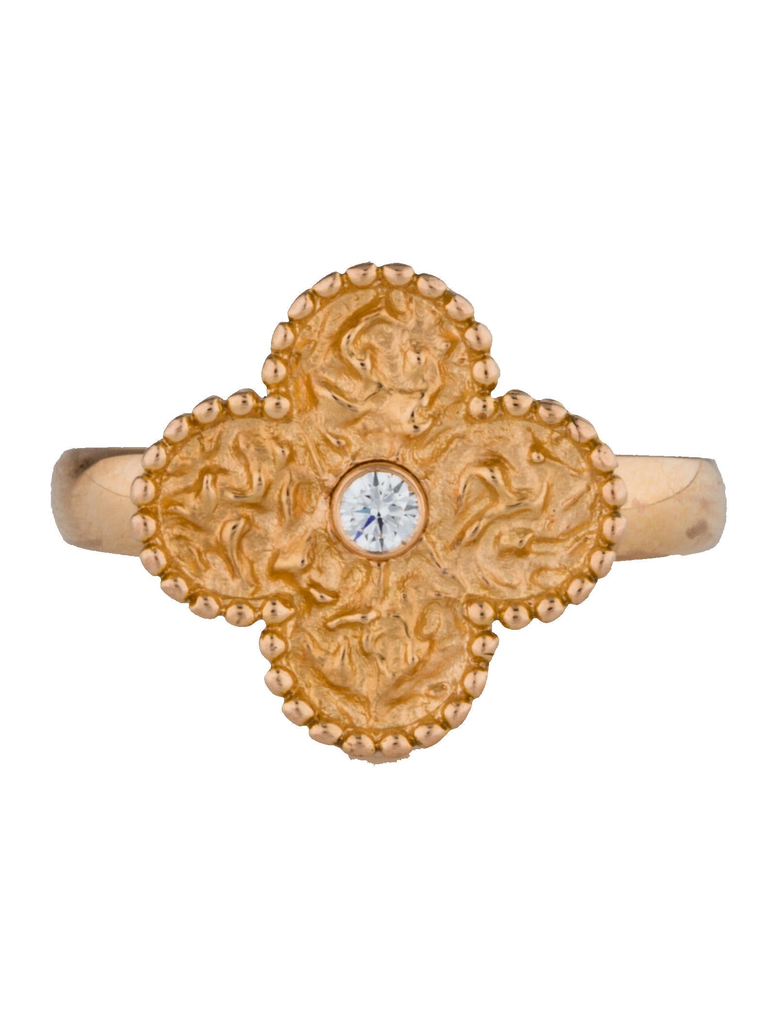 Van Cleef & Arpels Vintage Alhambra Ring - Gold - VAC20249 | The RealReal