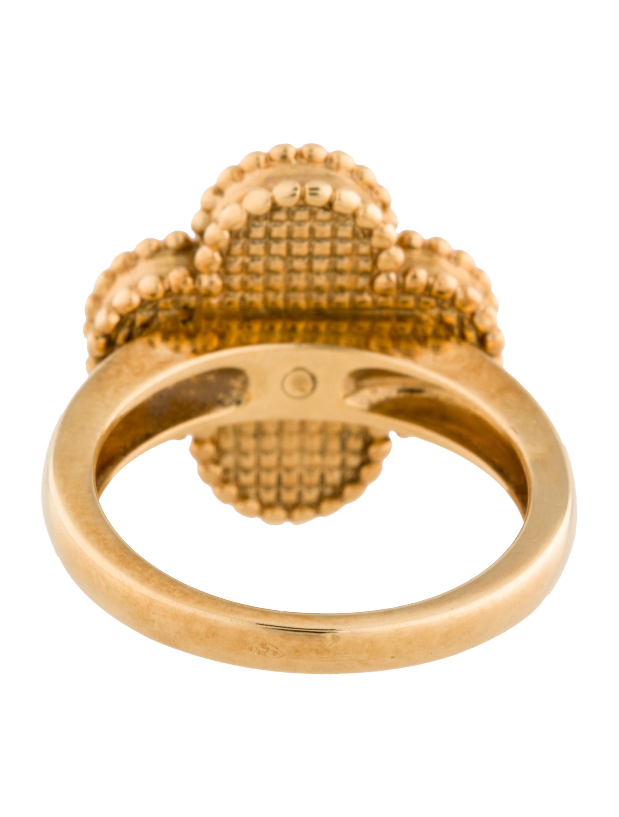 Van Cleef & Arpels Vintage Alhambra Ring - Rings - VAC20409 | The RealReal