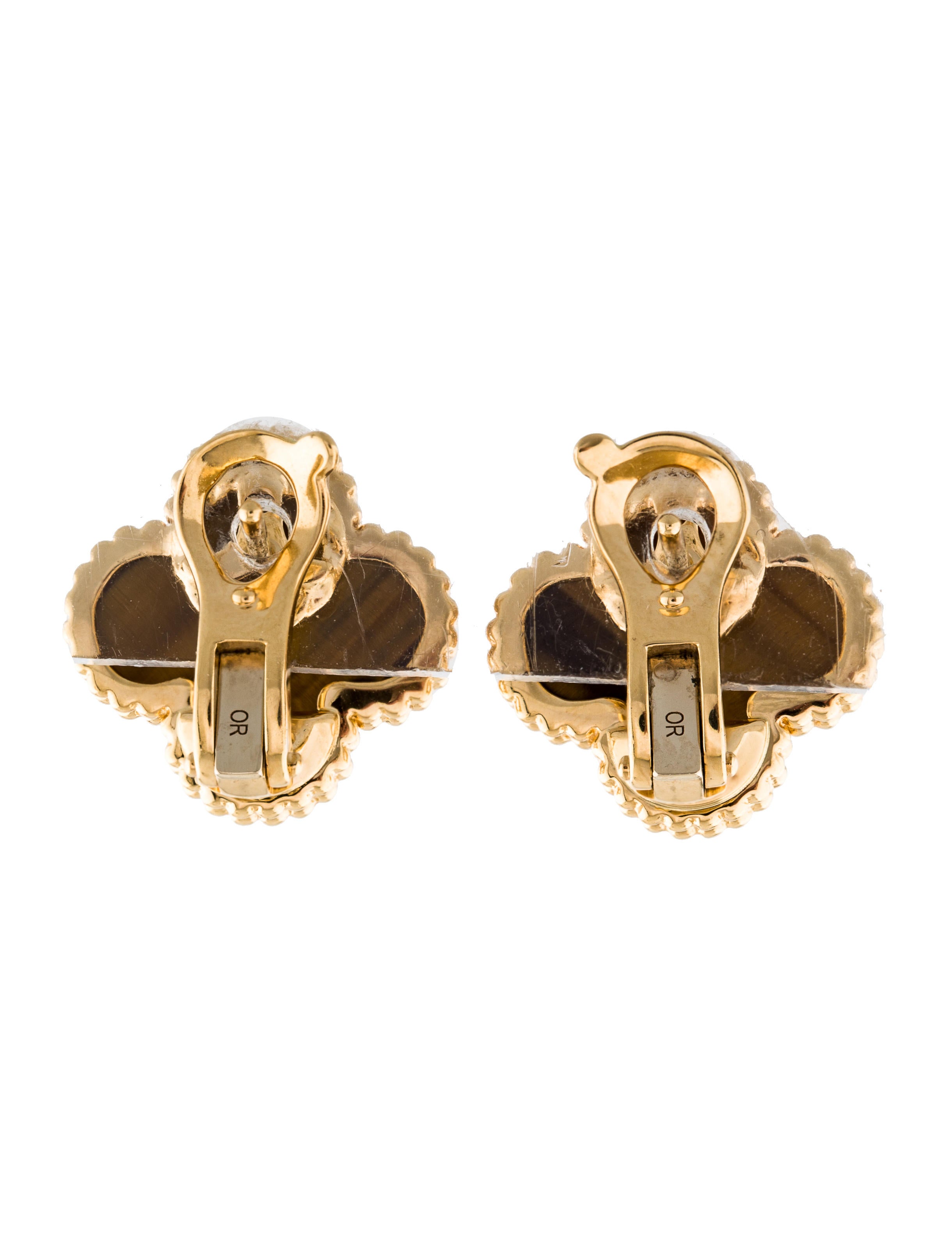 Van Cleef & Arpels Vintage Alhambra Earrings - Earrings - VAC21223 ...