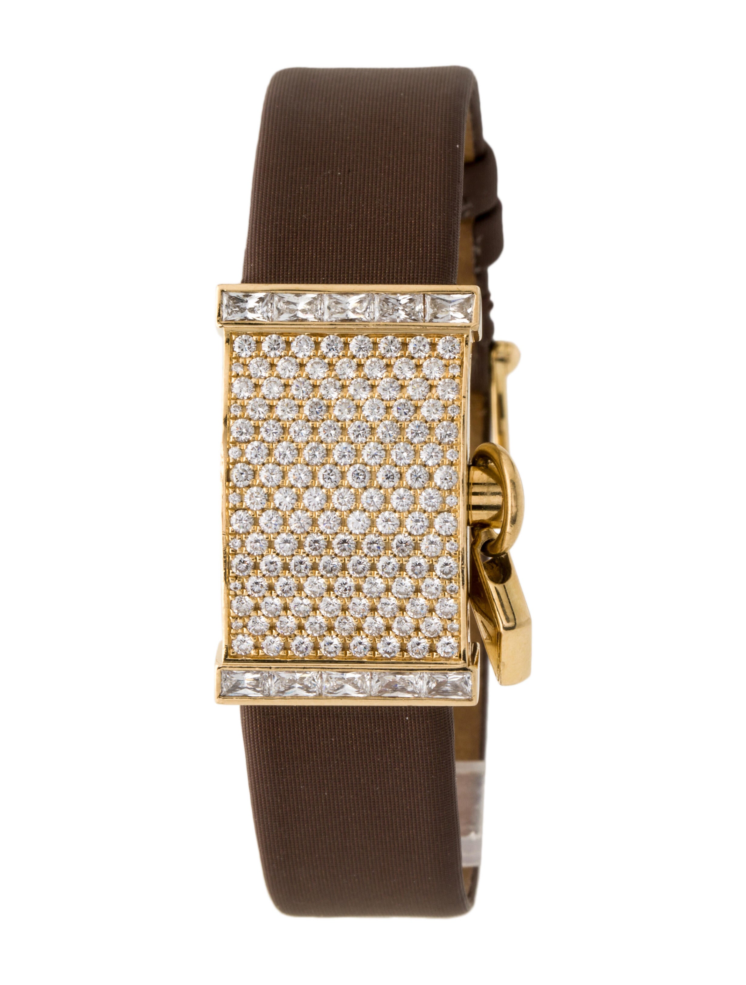 Van Cleef & Arpels Secret Pavé Watch - WRWF00B3 | The RealReal