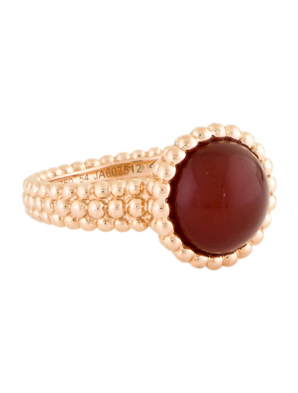 Van Cleef & Arpels Perlée Couleurs Ring - 18K Rose Gold Cocktail Ring ...