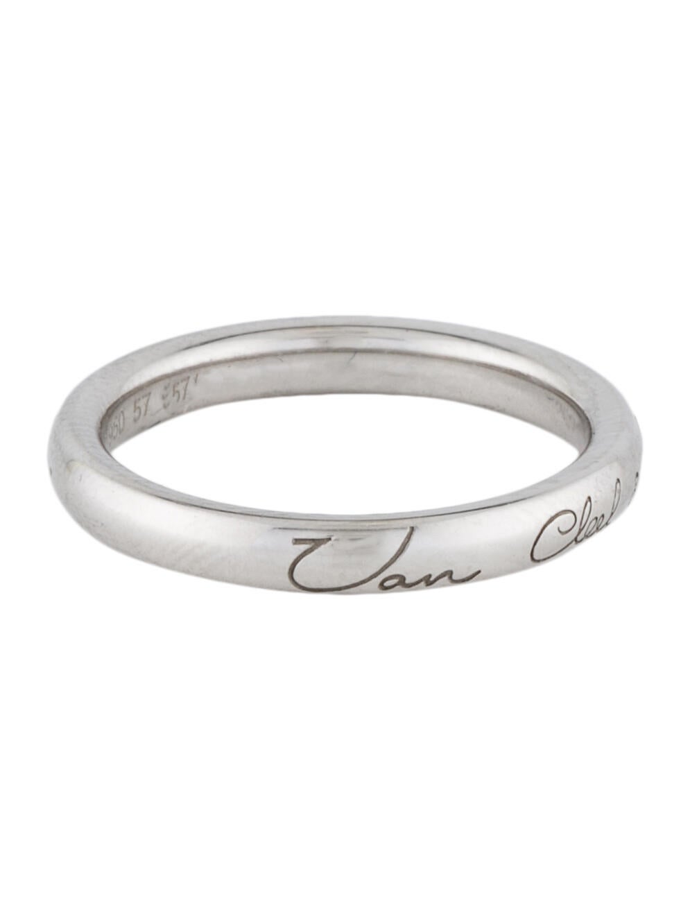 Van Cleef & Arpels Tendrement Signature Wedding Band - Wedding Band ...