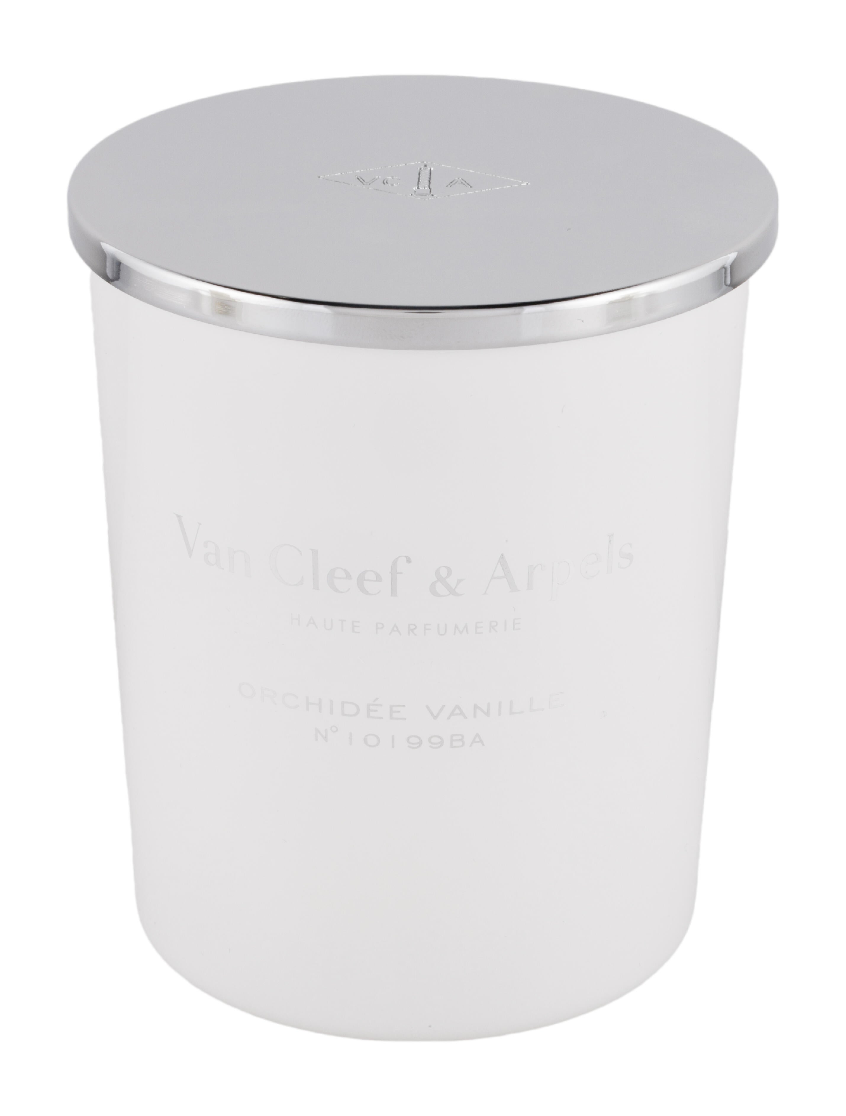 Van Cleef & Arpels Orchidée Vanille Scented Candle - White Decorative Accents, Decor ...
