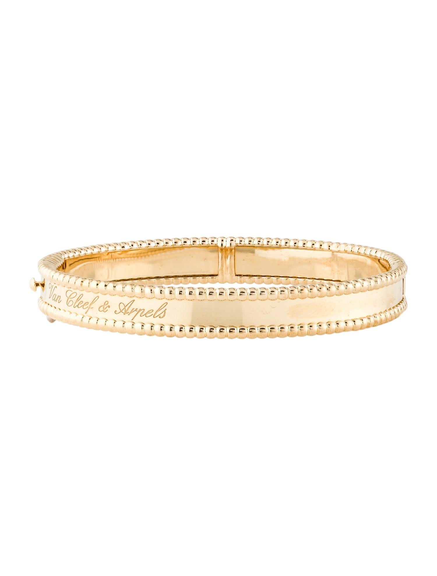 Van Cleef & Arpels Perlée Signature Bracelet, Medium Model - 18K Yellow ...
