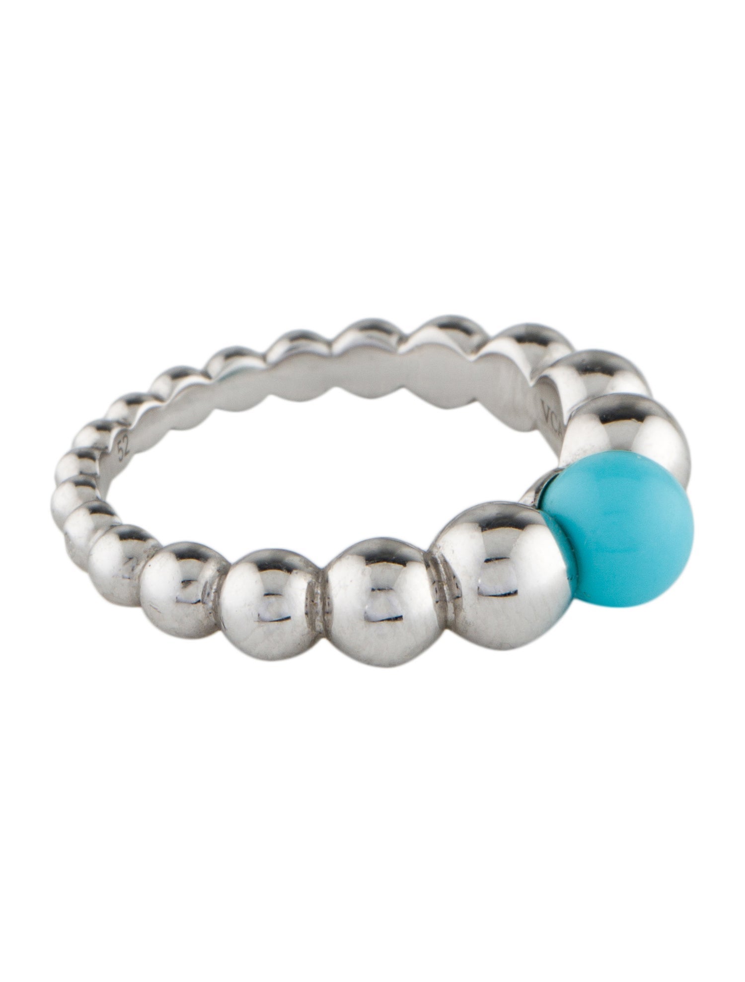 Van Cleef & Arpels Perlée Couleurs Ring - Rhodium-Plated 18K White Gold ...