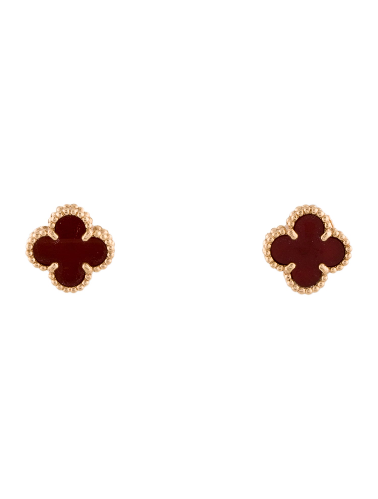 Van Cleef & Arpels Sweet Alhambra Earstuds - 18K Rose Gold Stud ...