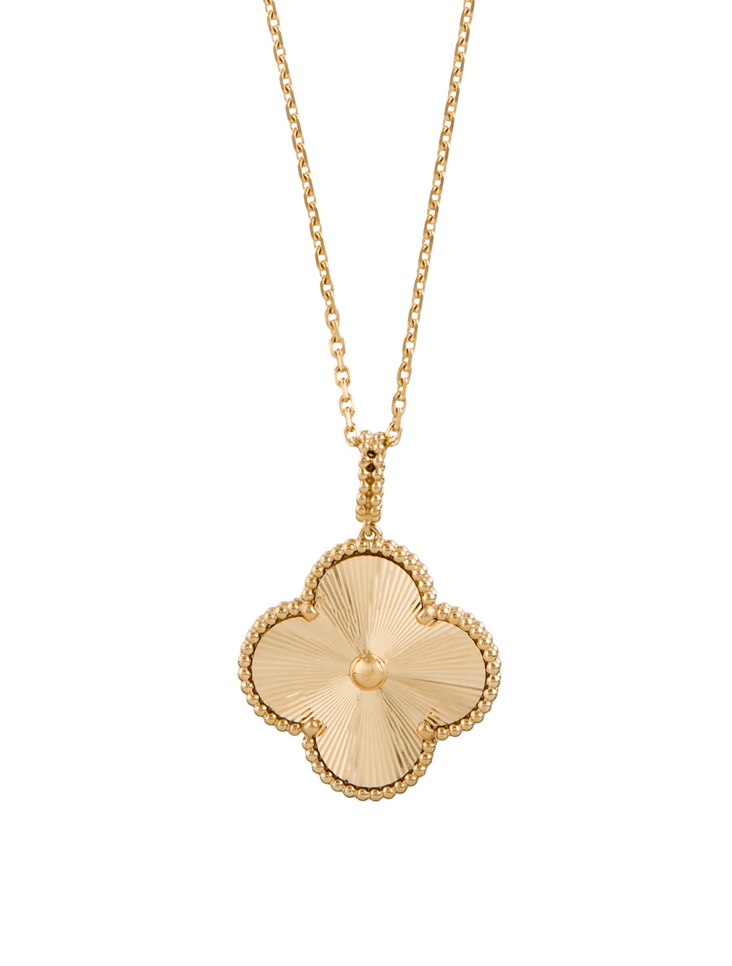 Van Cleef & Arpels Magic Alhambra Long Necklace, 1 Motif - 18K Yellow ...