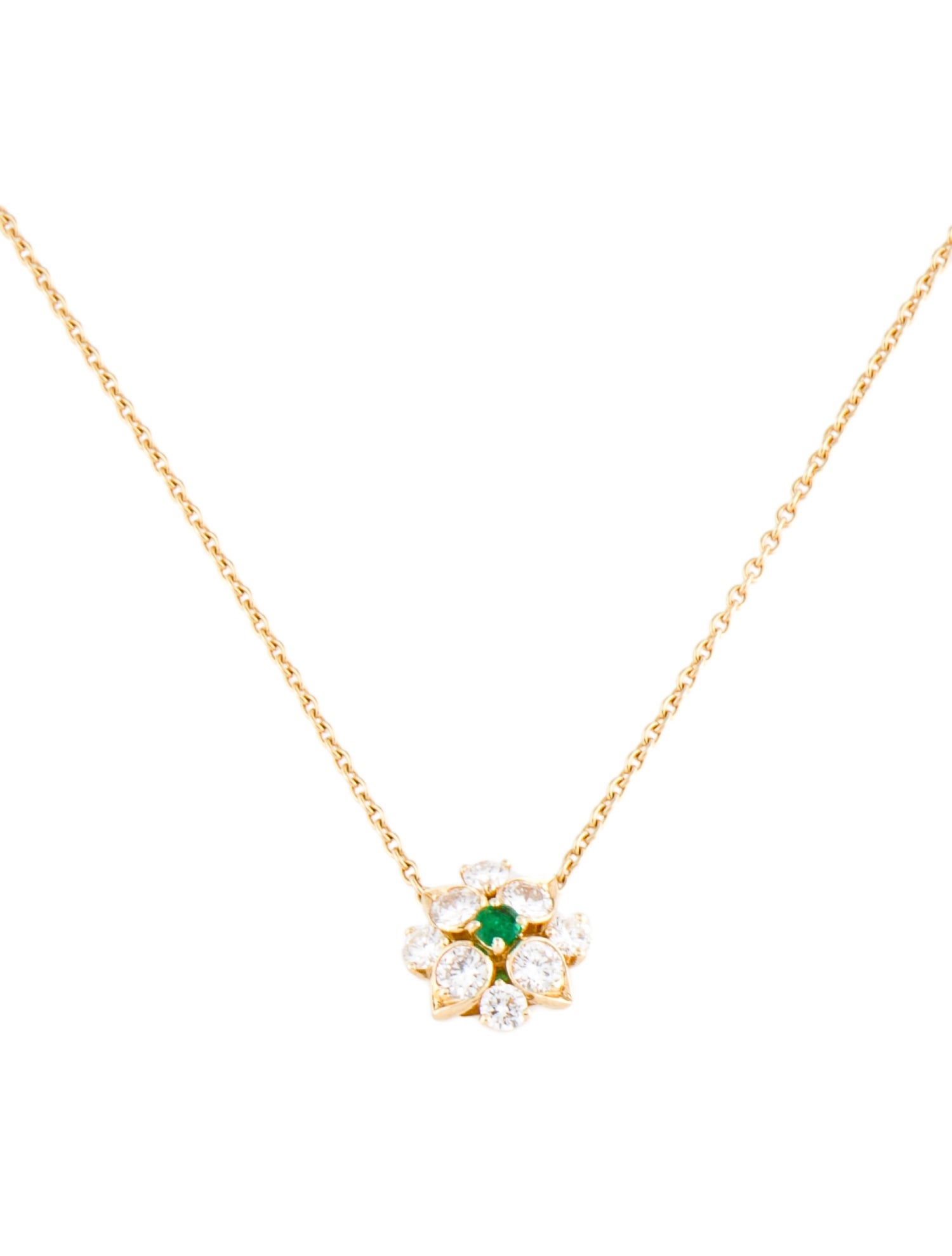 Van Cleef & Arpels 2016 Limited Edition Vintage Alhambra Necklace - 18K ...
