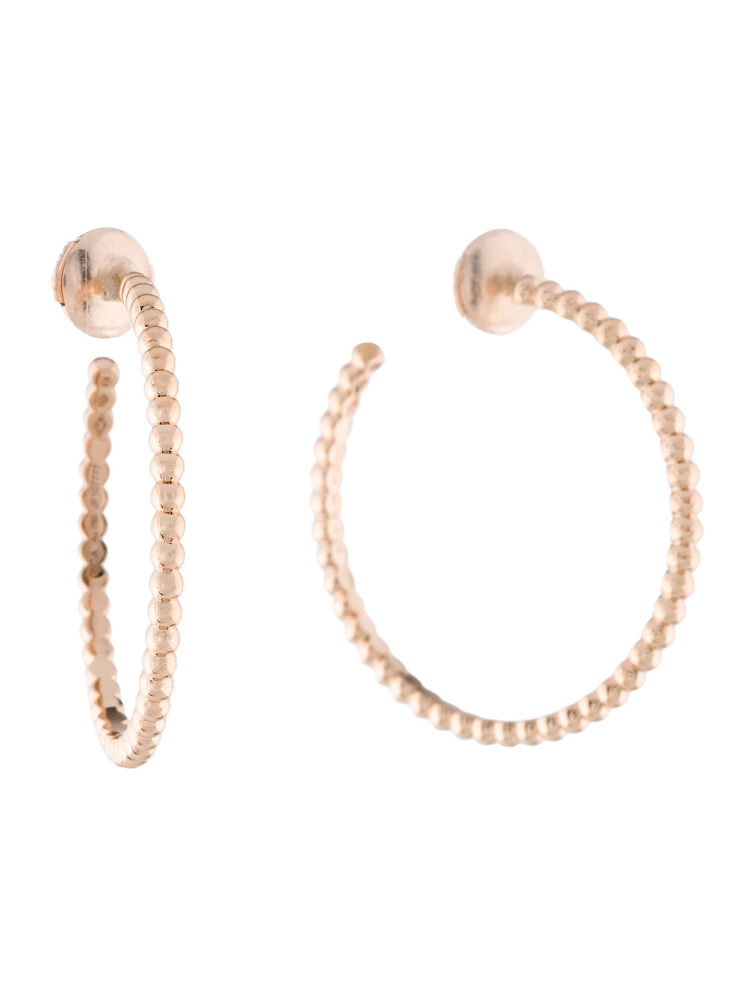 Van Cleef & Arpels Perlée Pearls of Gold Hoop Earrings, Small Model ...