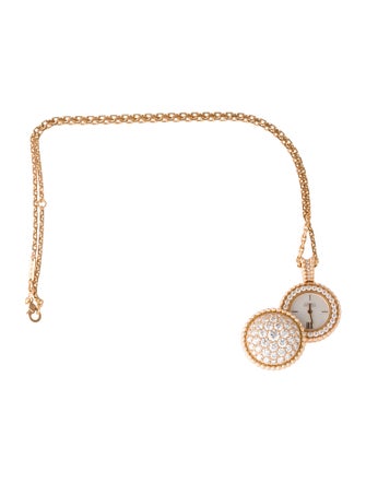 Van Cleef & Arpels Perlée Secret Pendant Watch - Metallic - VAC31835 ...
