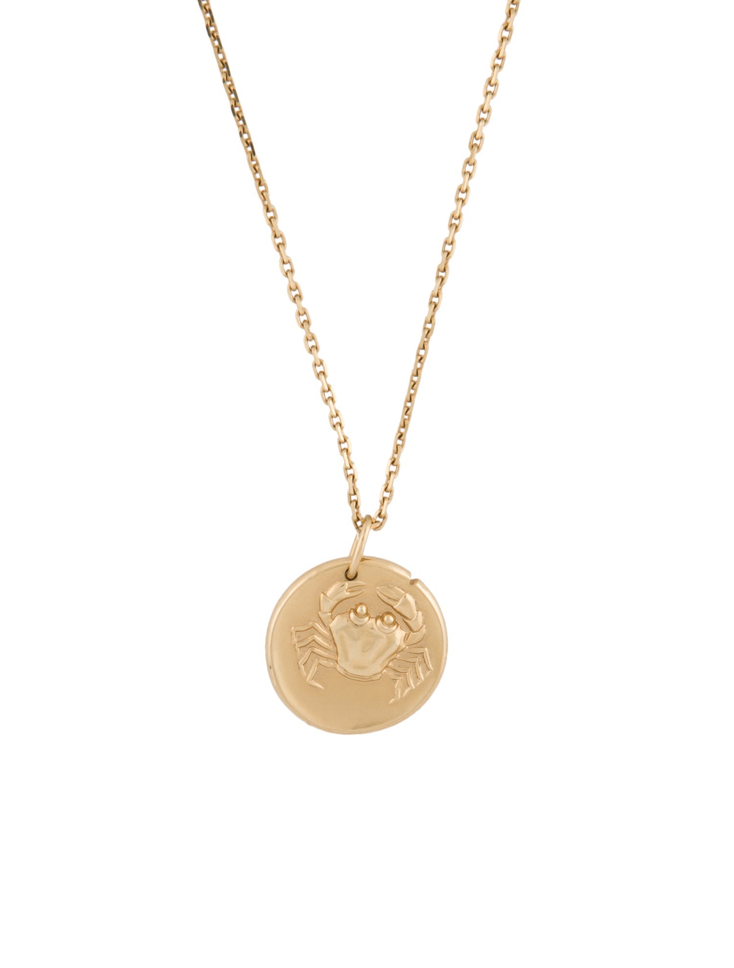 Van Cleef & Arpels Zodiaque Medal Cancri (Cancer) - 18K Yellow Gold ...
