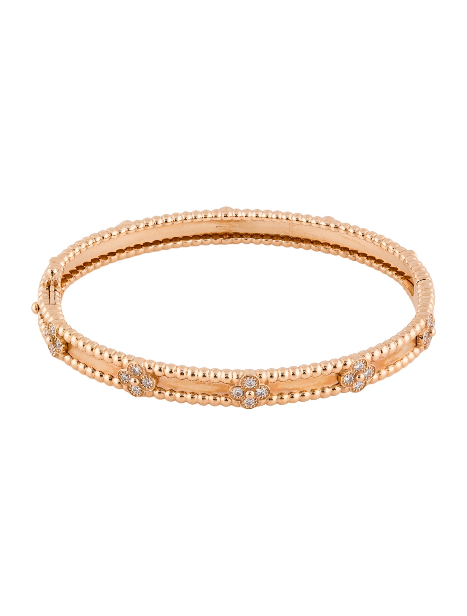 Van Cleef & Arpels Perlée Sweet Clovers Bracelet, Medium Model - 18K ...