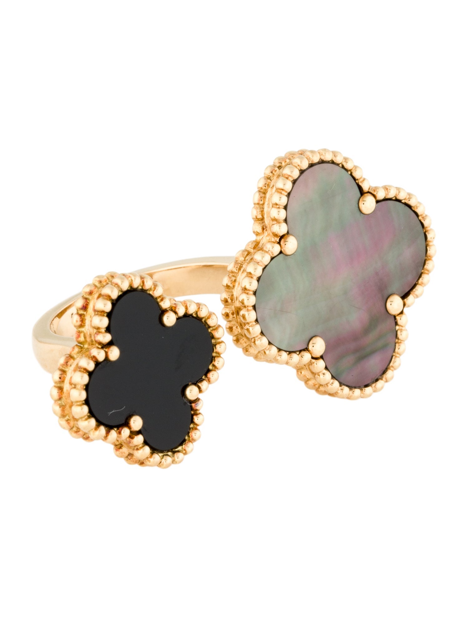 Van Cleef & Arpels Magic Alhambra Between the Finger Ring - 18K Yellow ...