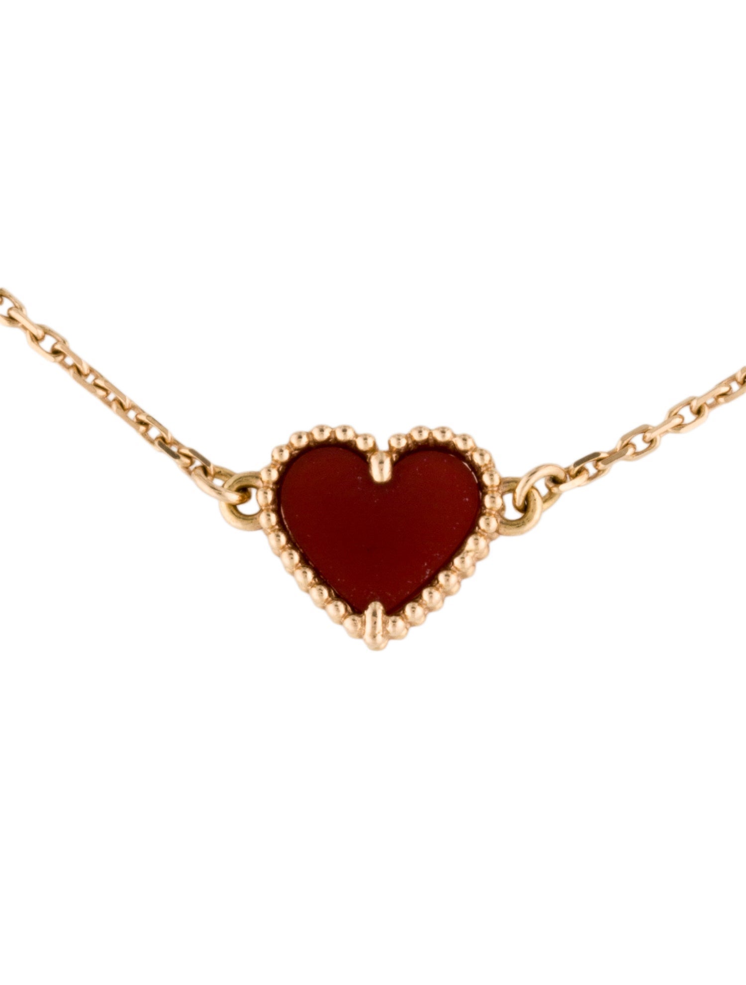 Van Cleef & Arpels Sweet Hearts Bracelet - 18K Rose Gold Link ...