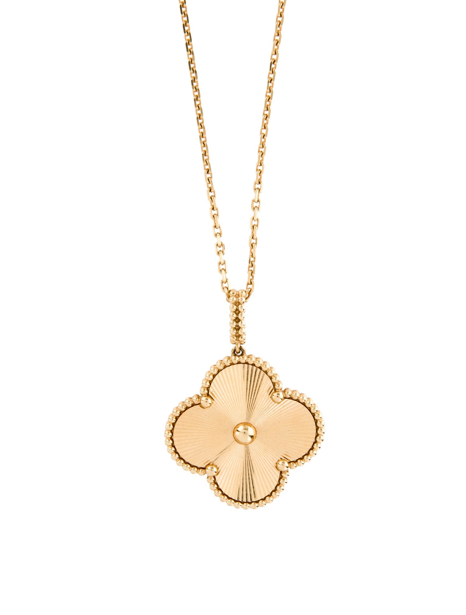 Van Cleef & Arpels Vintage Alhambra Bracelet, 5 Motifs - 18K Rose Gold ...
