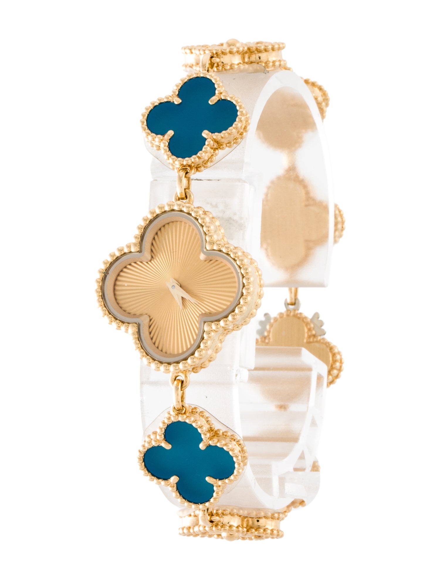 Van Cleef & Arpels Vintage 18K Mother of Pearl Bar Cufflinks - Rhodium ...