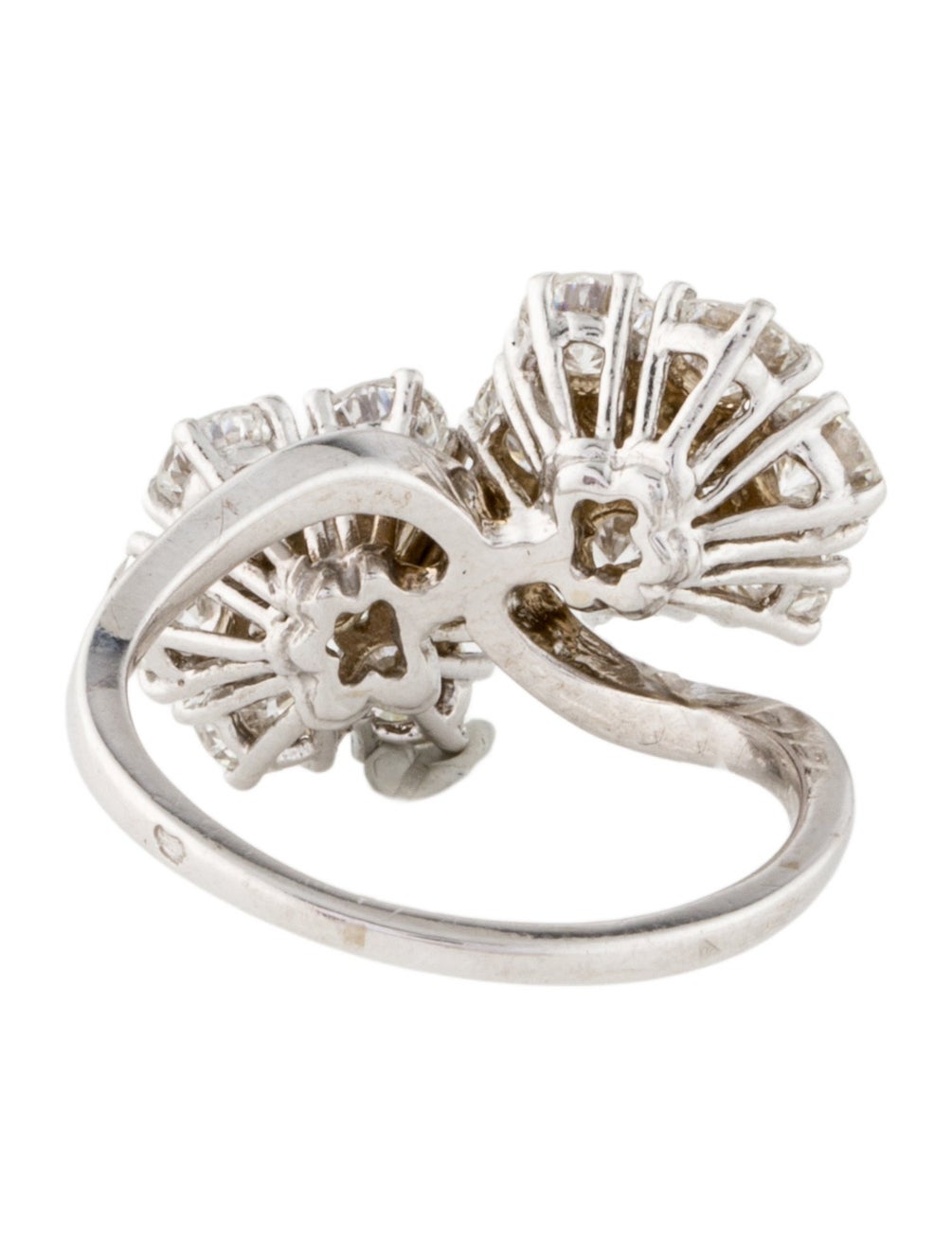 Van Cleef & Arpels Vintage Diamond Fleurette Ring - Cocktail Ring ...