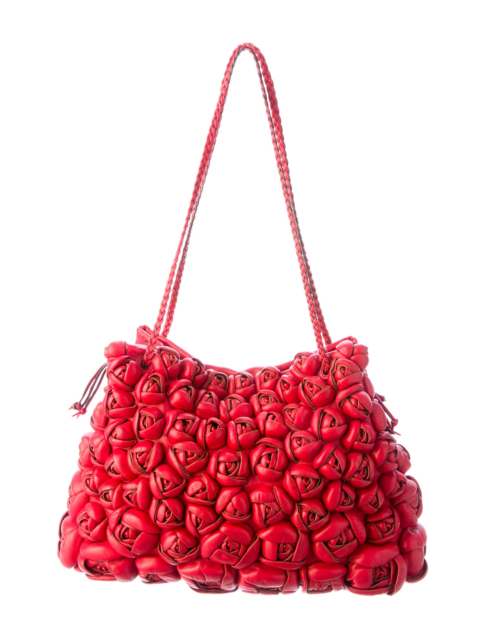 Valentino Nappa Rose Tote - Handbags - VAL26762 | The RealReal