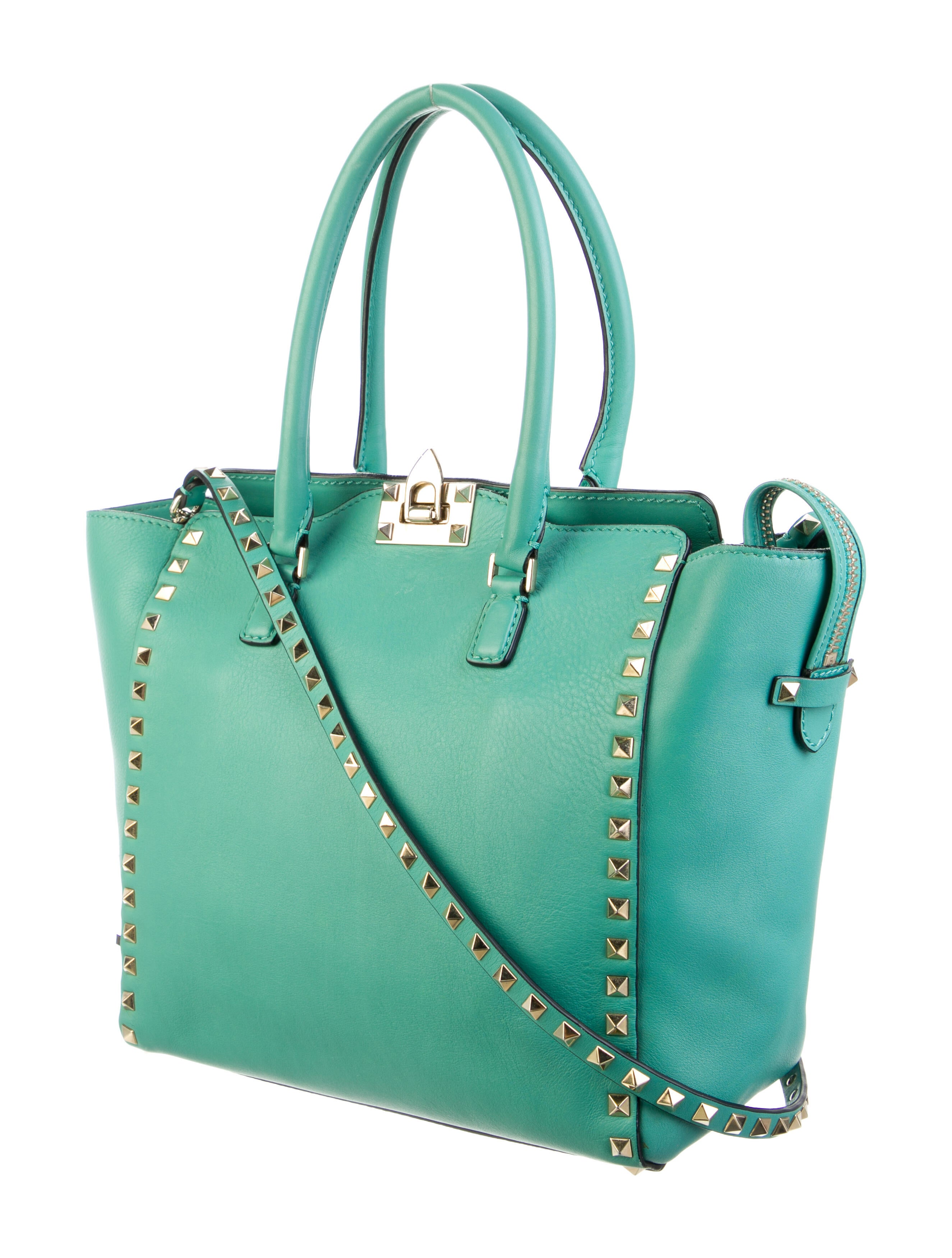 Valentino Petale Dome Tote - Blue Totes, Handbags - VAL112656 | The ...