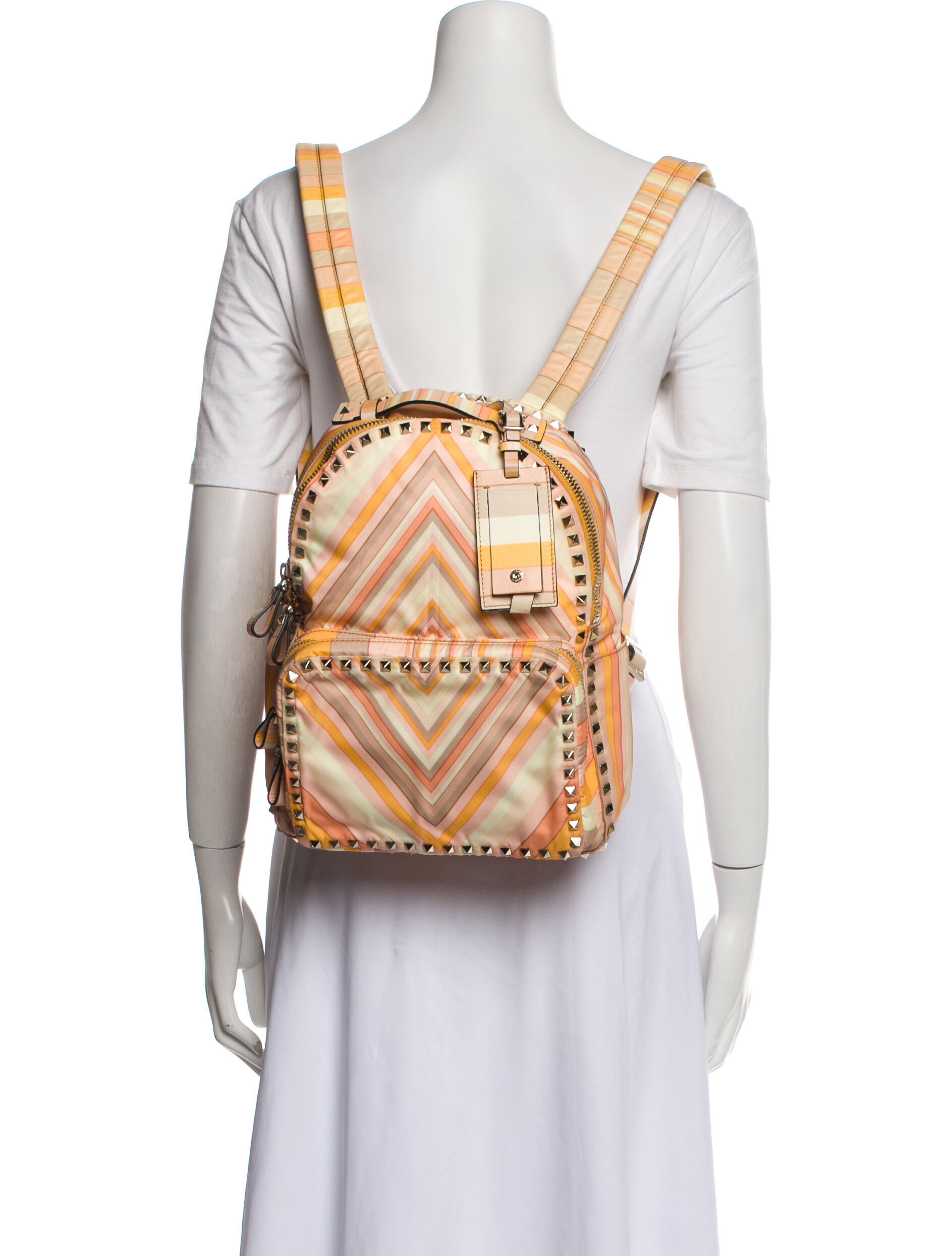 Valentino Camouflage Rockstud Backpack - Green Backpacks, Handbags ...