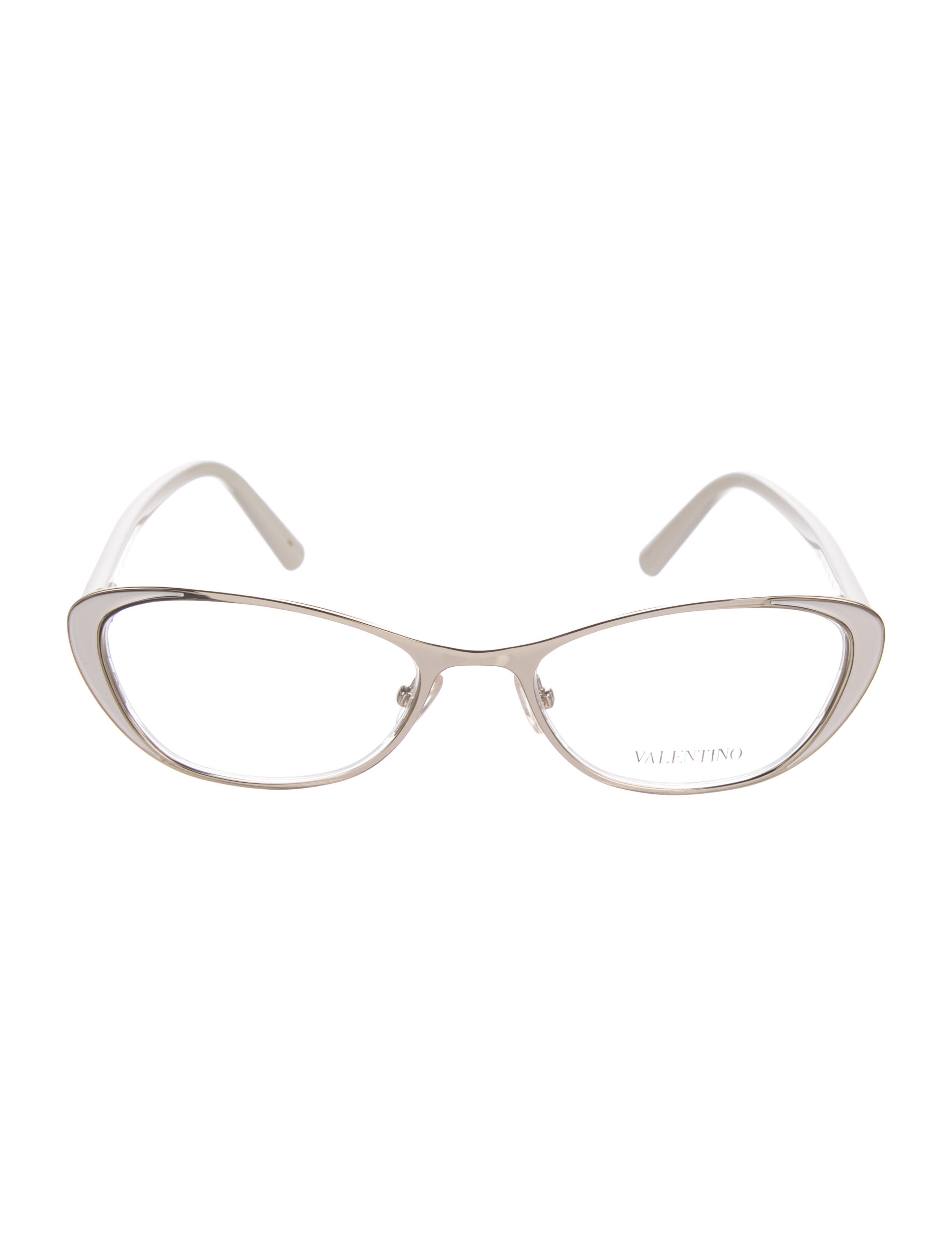Valentino Cat-Eye Eyeglasses - White Eyeglasses, Accessories ...