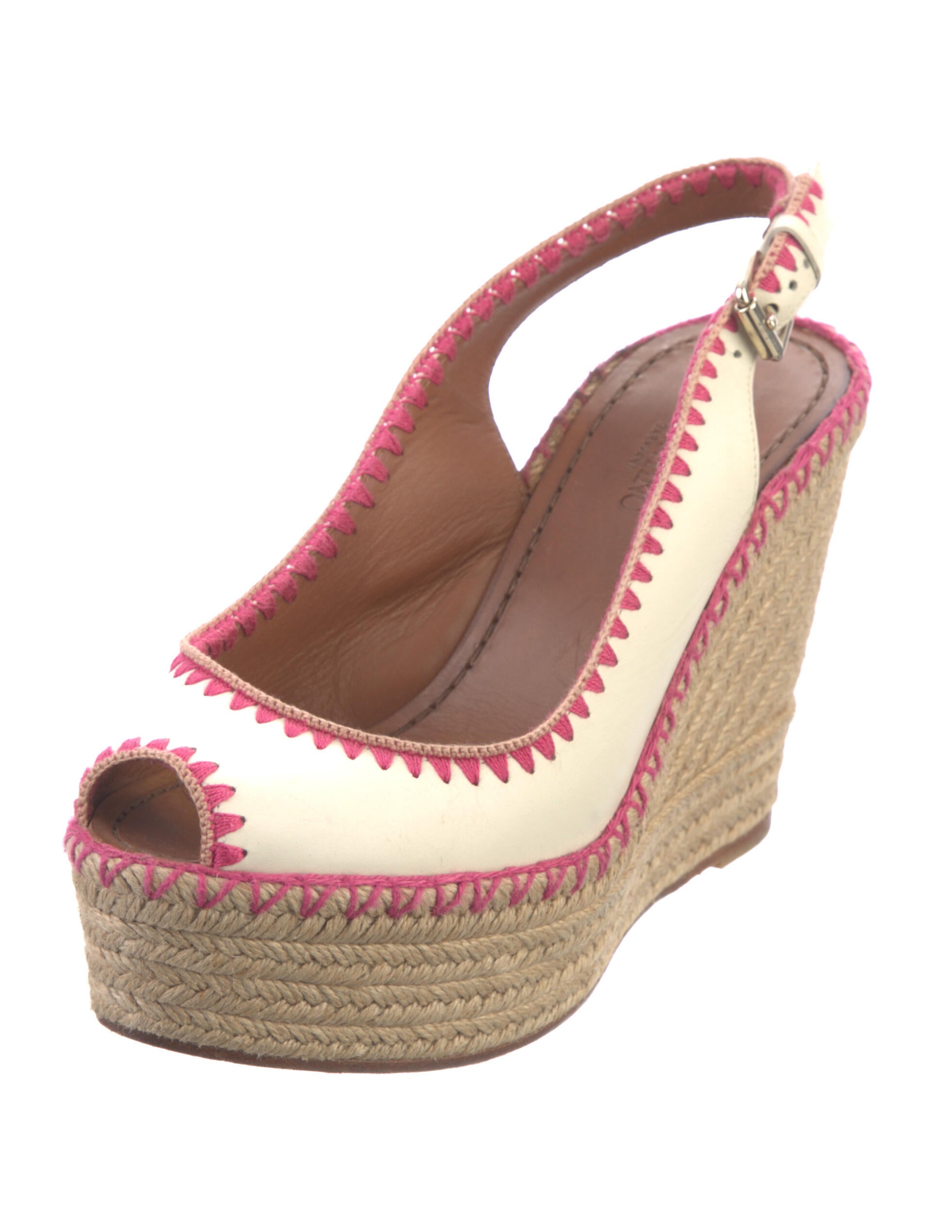 Chloé Netted Slide Sandals - White Sandals, Shoes - CHL35577 | The RealReal