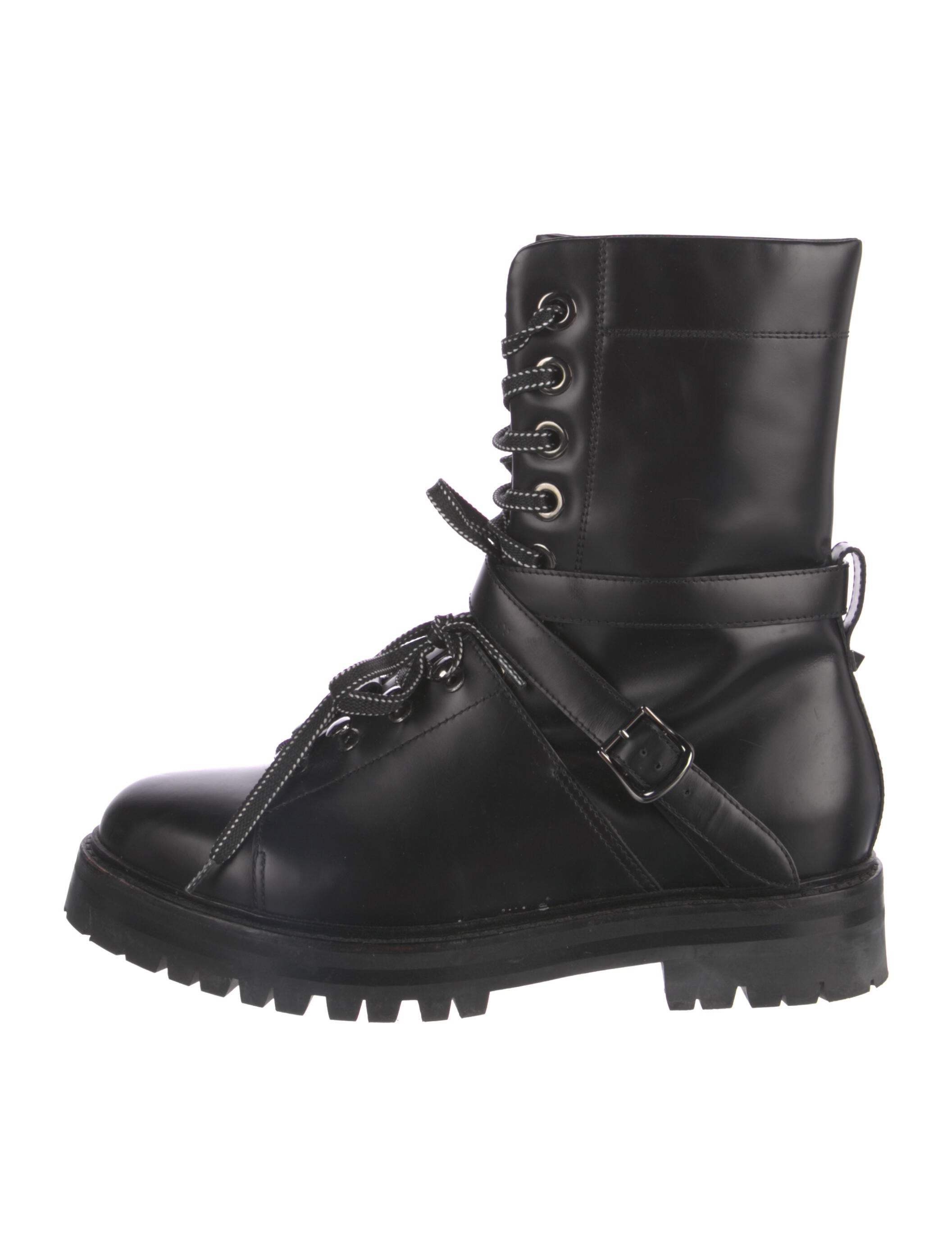 Valentino Star-Accented Ankle Boots - Black Boots, Shoes - VAL66753 ...