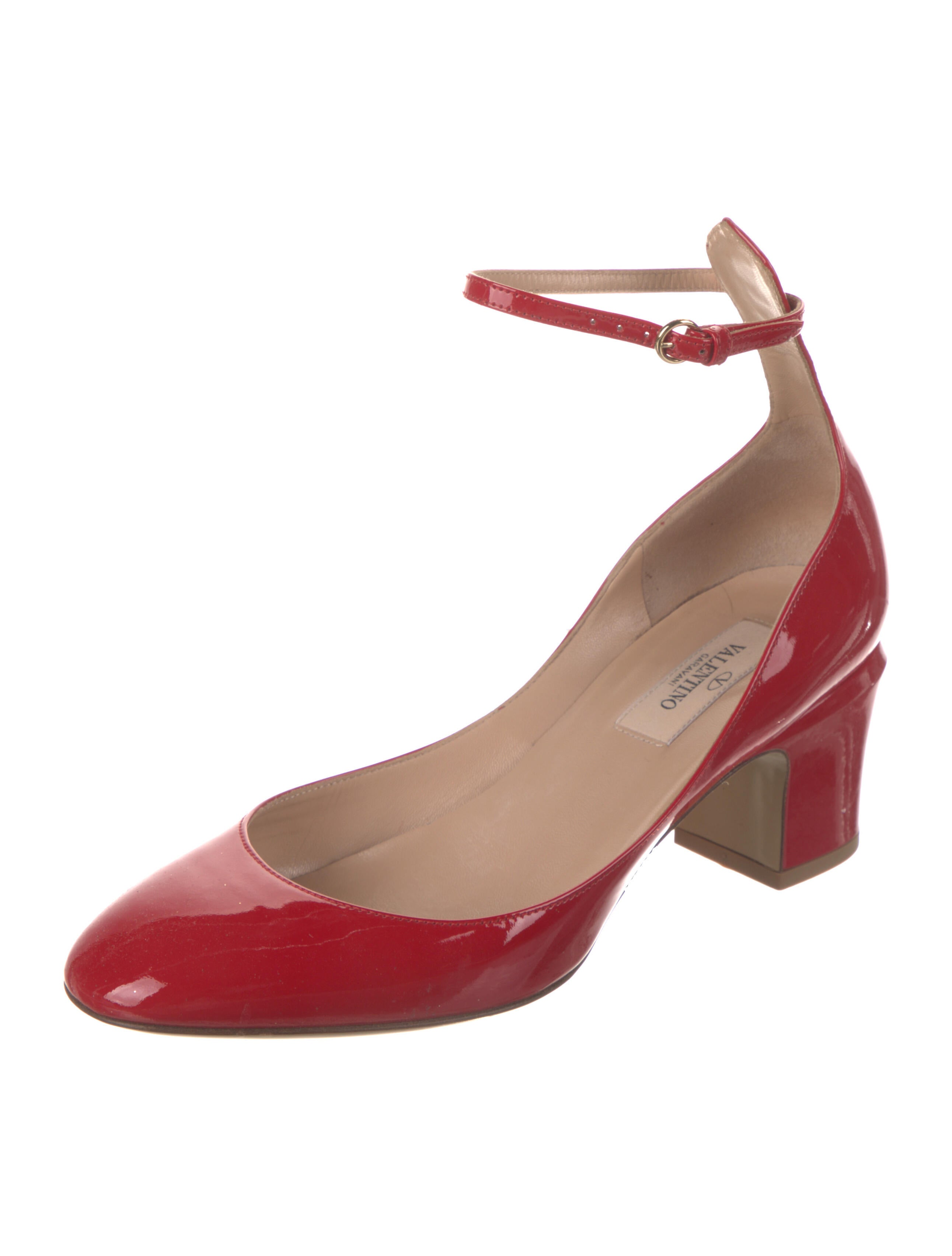 Valentino Patent Pumps - Red Pumps, Shoes - VAL25995 | The RealReal