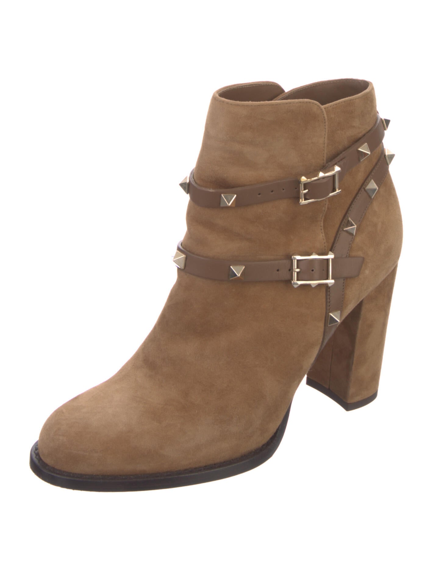 Valentino Flower Boots - Brown Boots, Shoes - VAL27996 | The RealReal