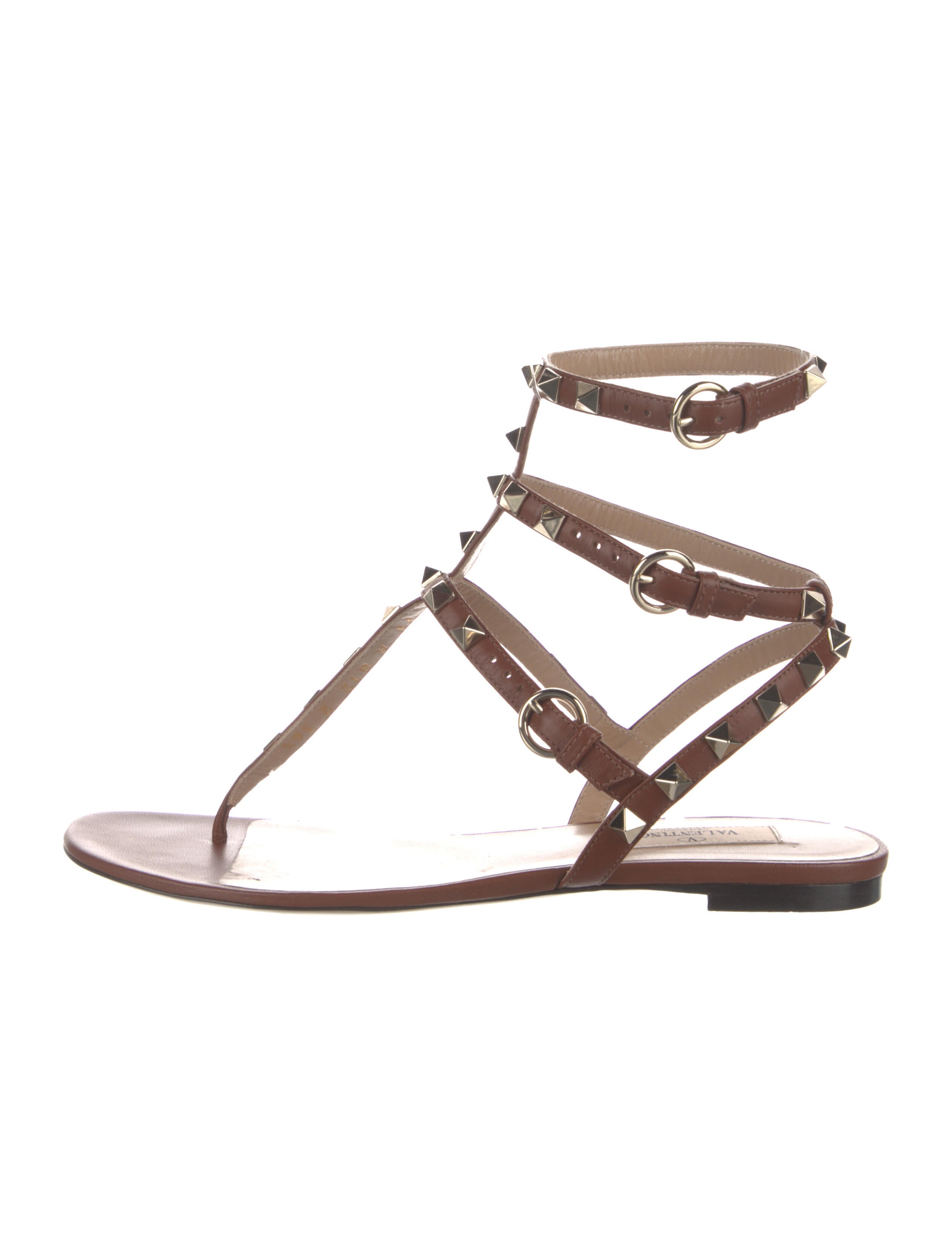 Valentino Sandals - Brown Sandals, Shoes - VAL31708 | The RealReal