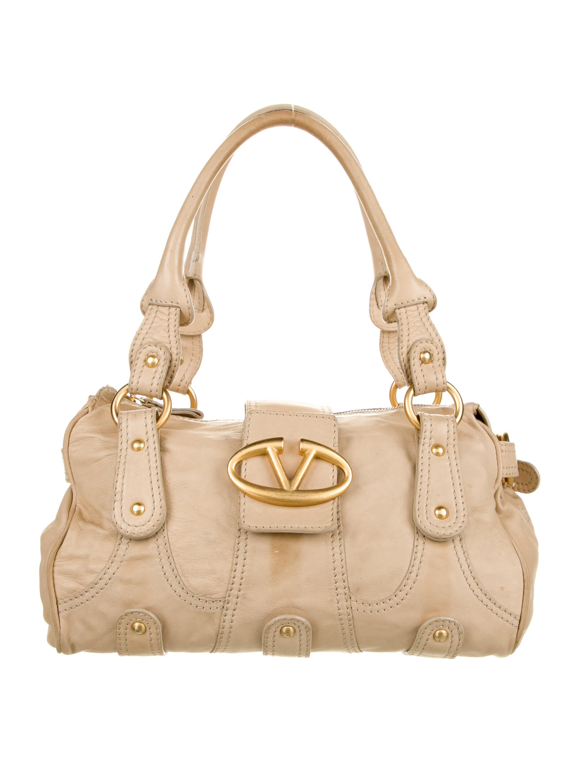 Valentino Shoulder Bag w/ Tags - Brown Shoulder Bags, Handbags ...
