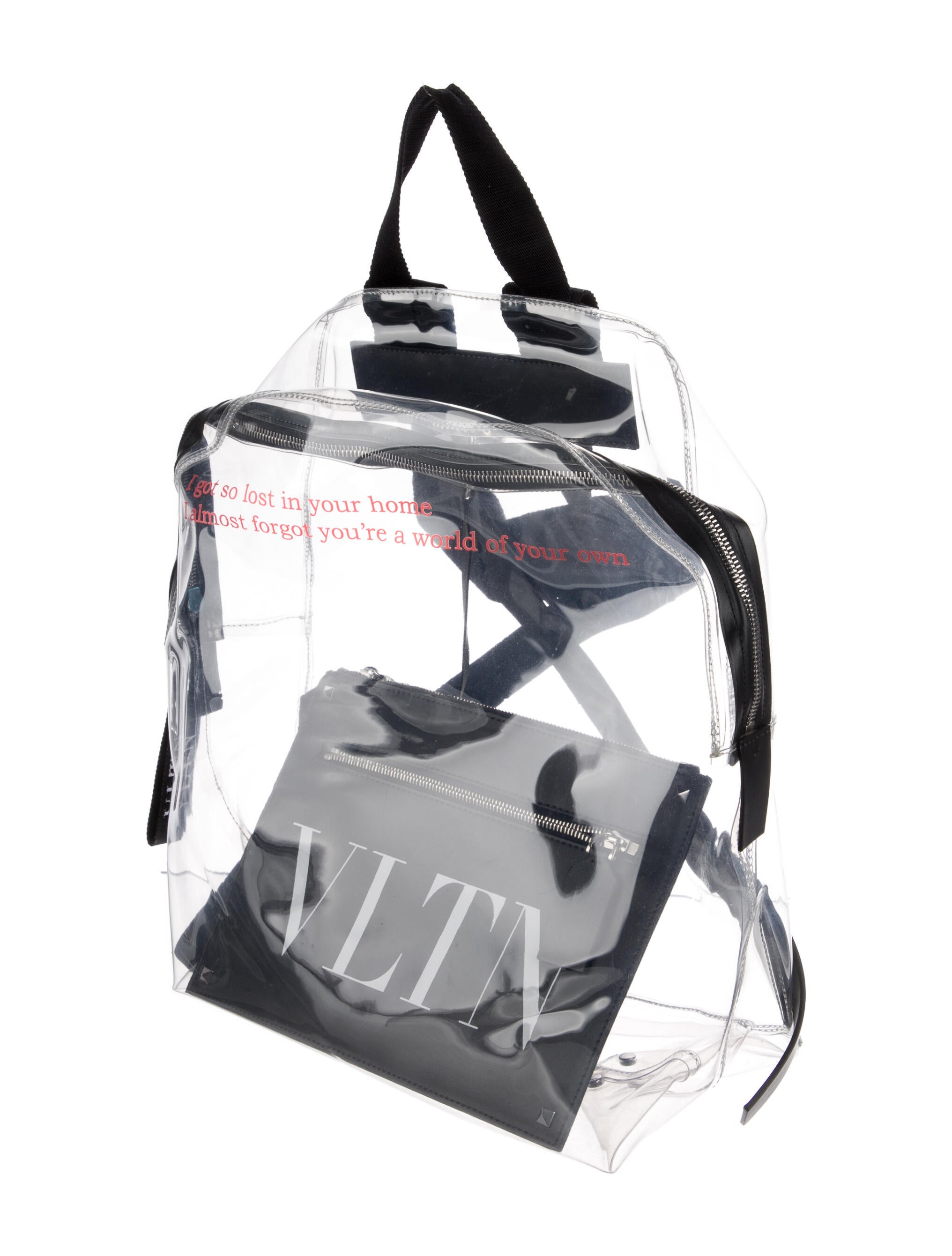 Valentino Plastic Backpack - Black Backpacks, Bags - VAL325197 | The ...