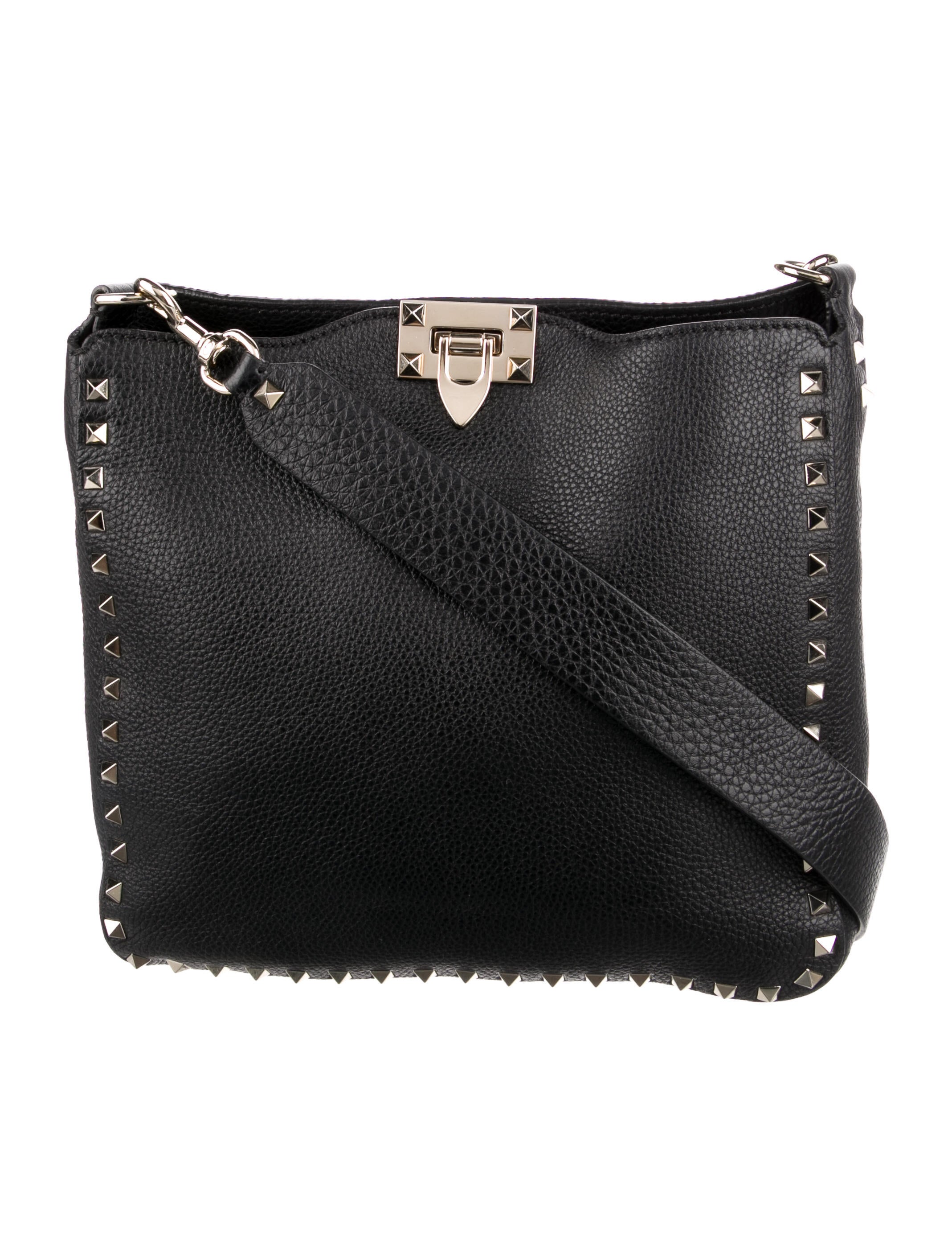 Valentino Rockstud Crossbody - Black Crossbody Bags, Handbags ...