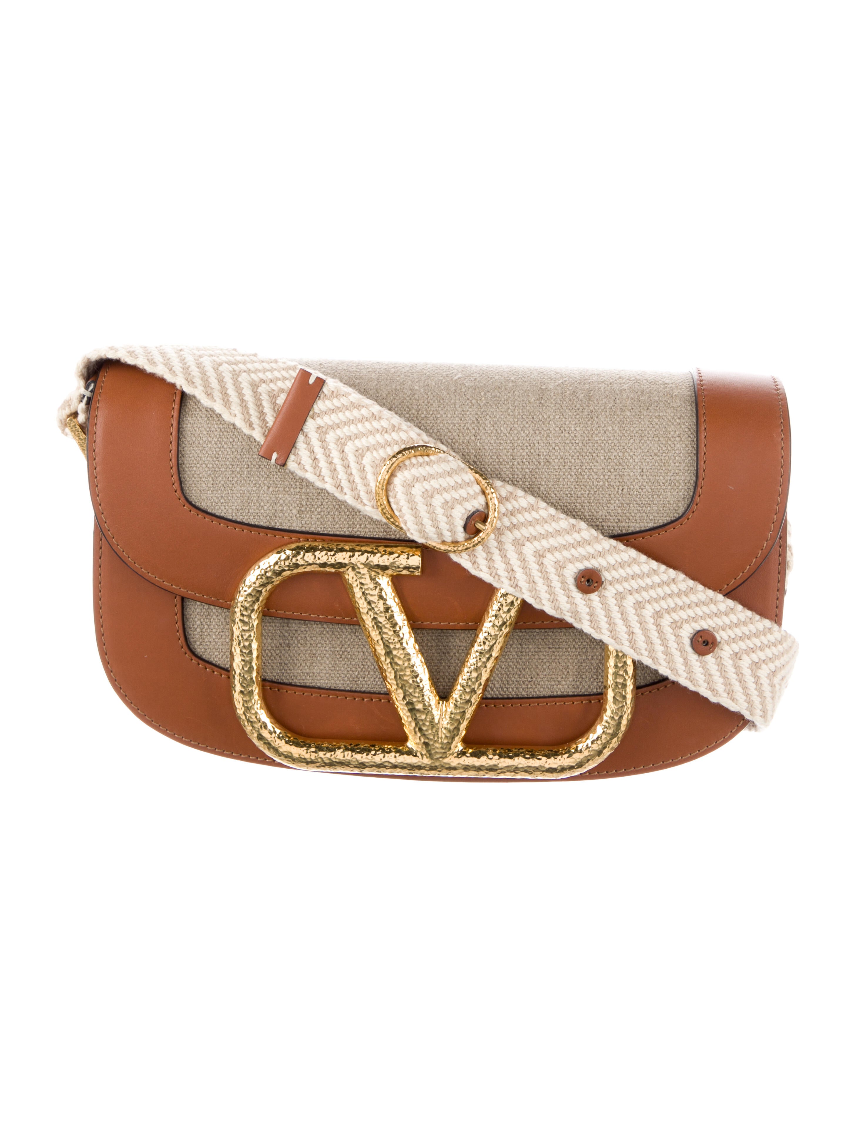 Valentino Leather Va Va Voom Shoulder Bag - Neutrals Shoulder Bags ...