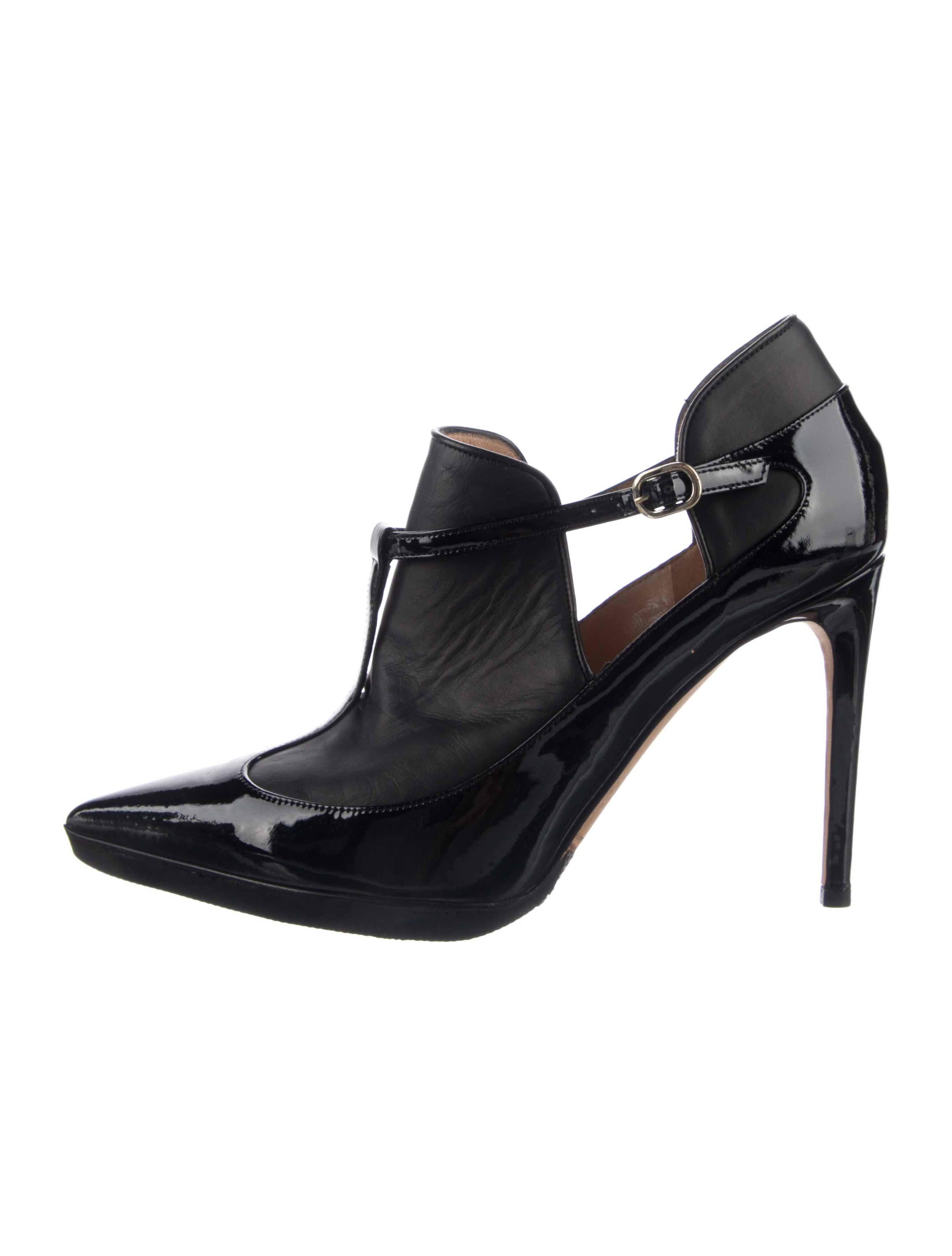 Celine Céline Peep-Toe d'Orsay Pumps - Brown Pumps, Shoes - CEL47599 ...