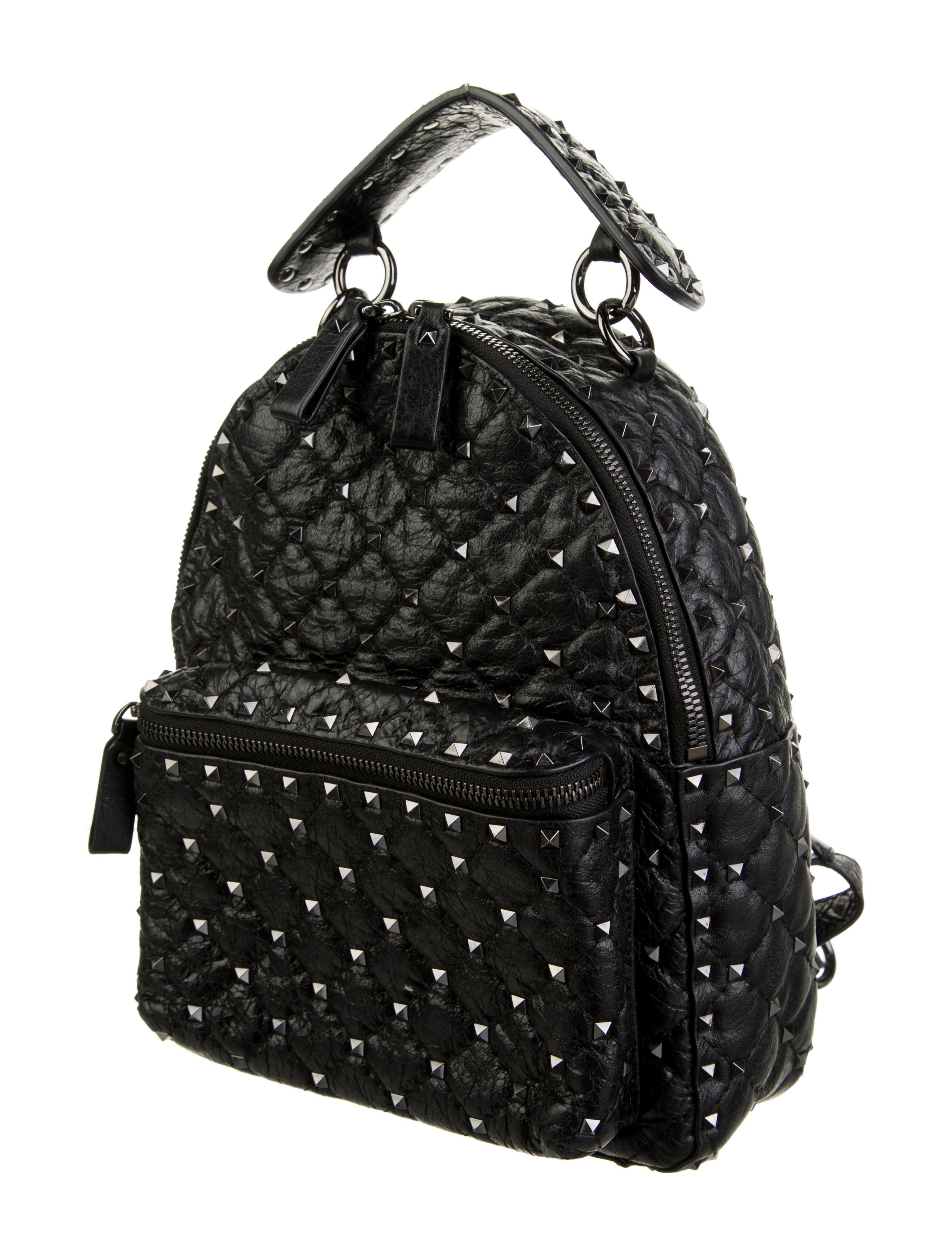 Valentino Nappa Rockstud Spike Mini Backpack - Backpacks, Handbags ...