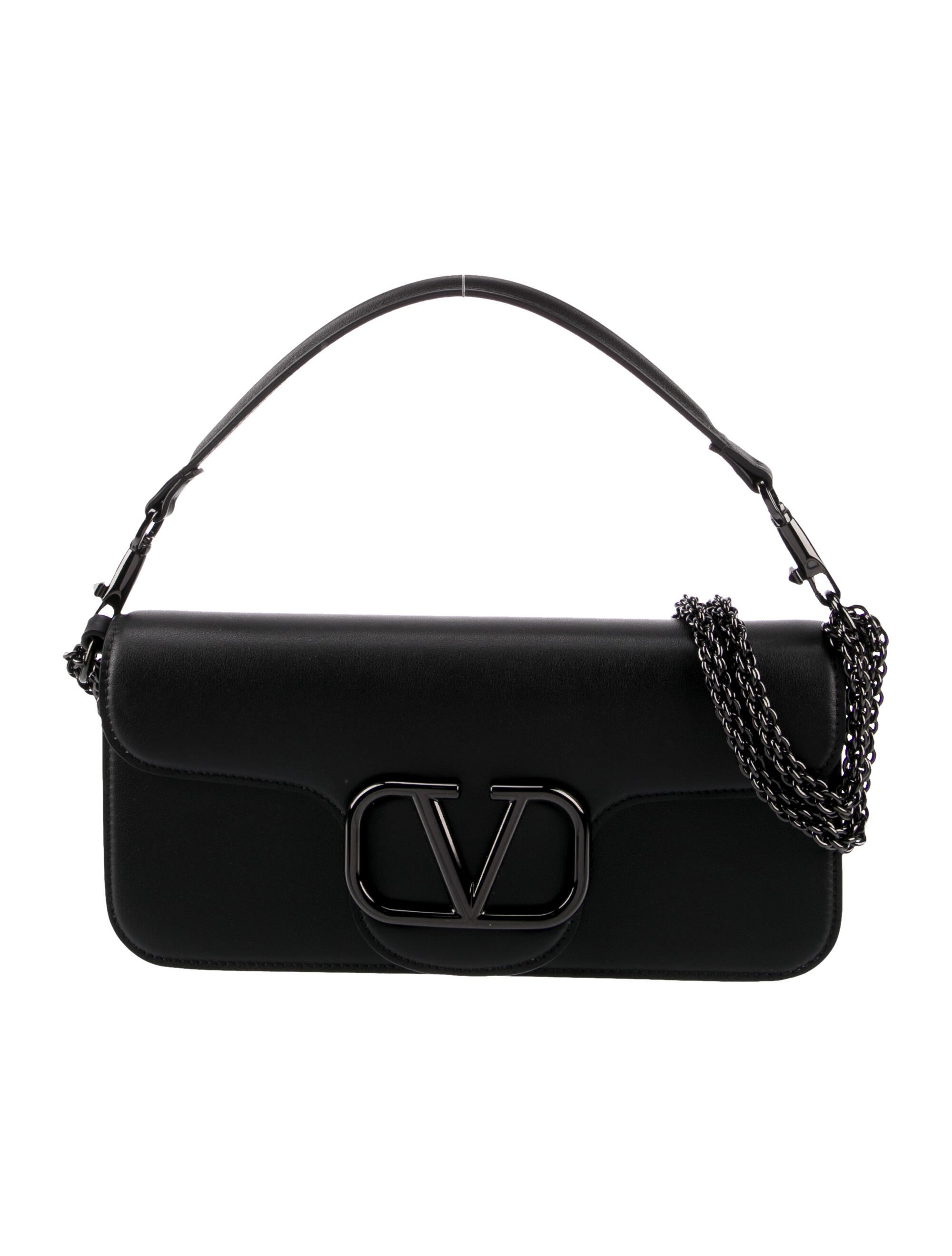 Valentino Loco VLogo Shoulder Bag - Black Shoulder Bags, Handbags ...