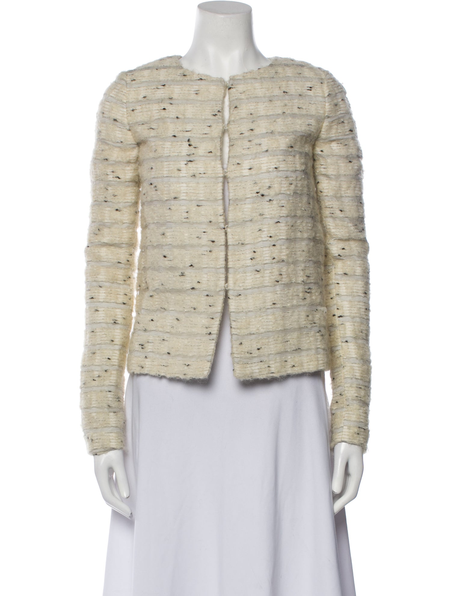 Valentino Tweed Pattern Evening Jacket - Neutrals Jackets, Clothing ...