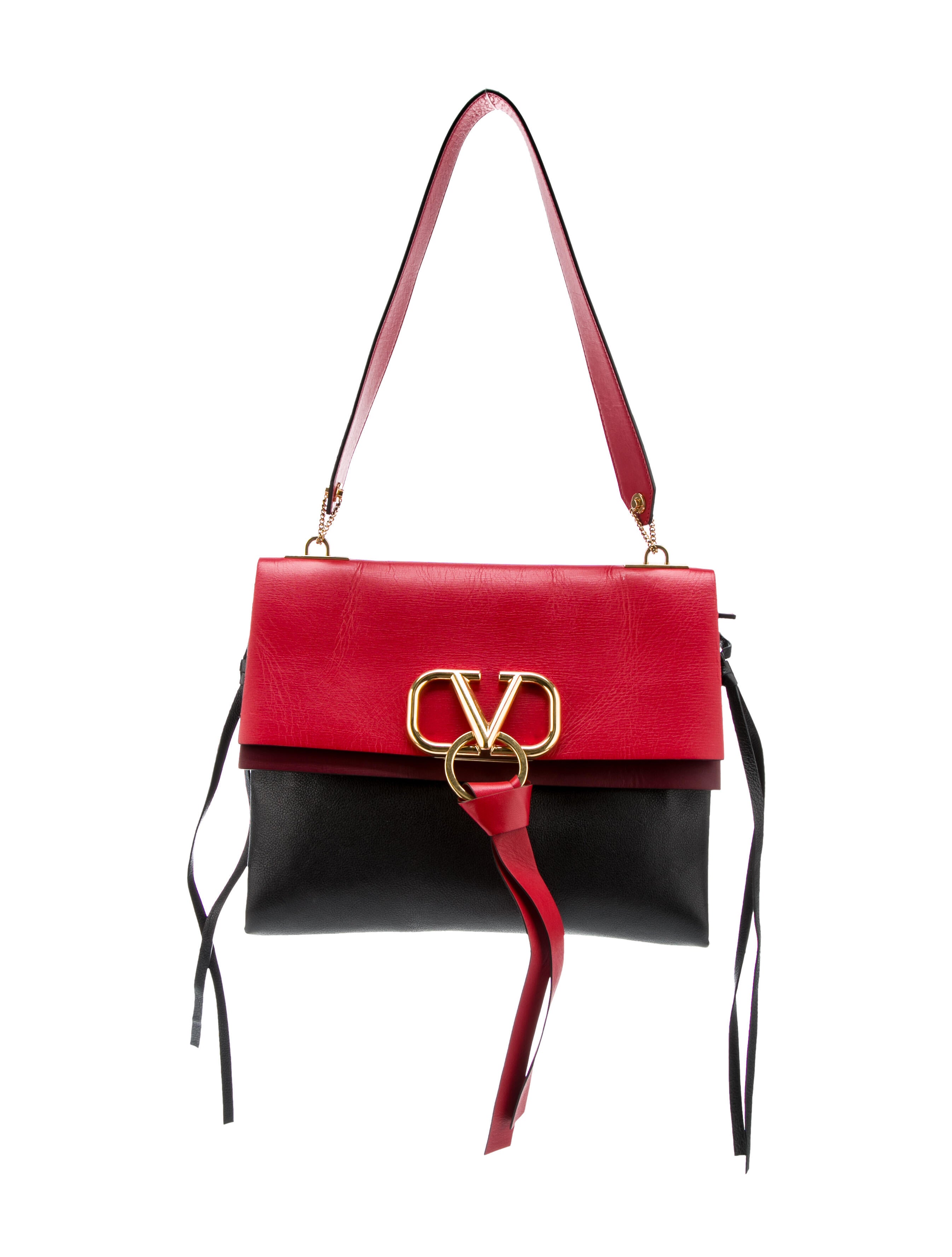 Valentino Vring Shoulder Bag - Black Shoulder Bags, Handbags ...
